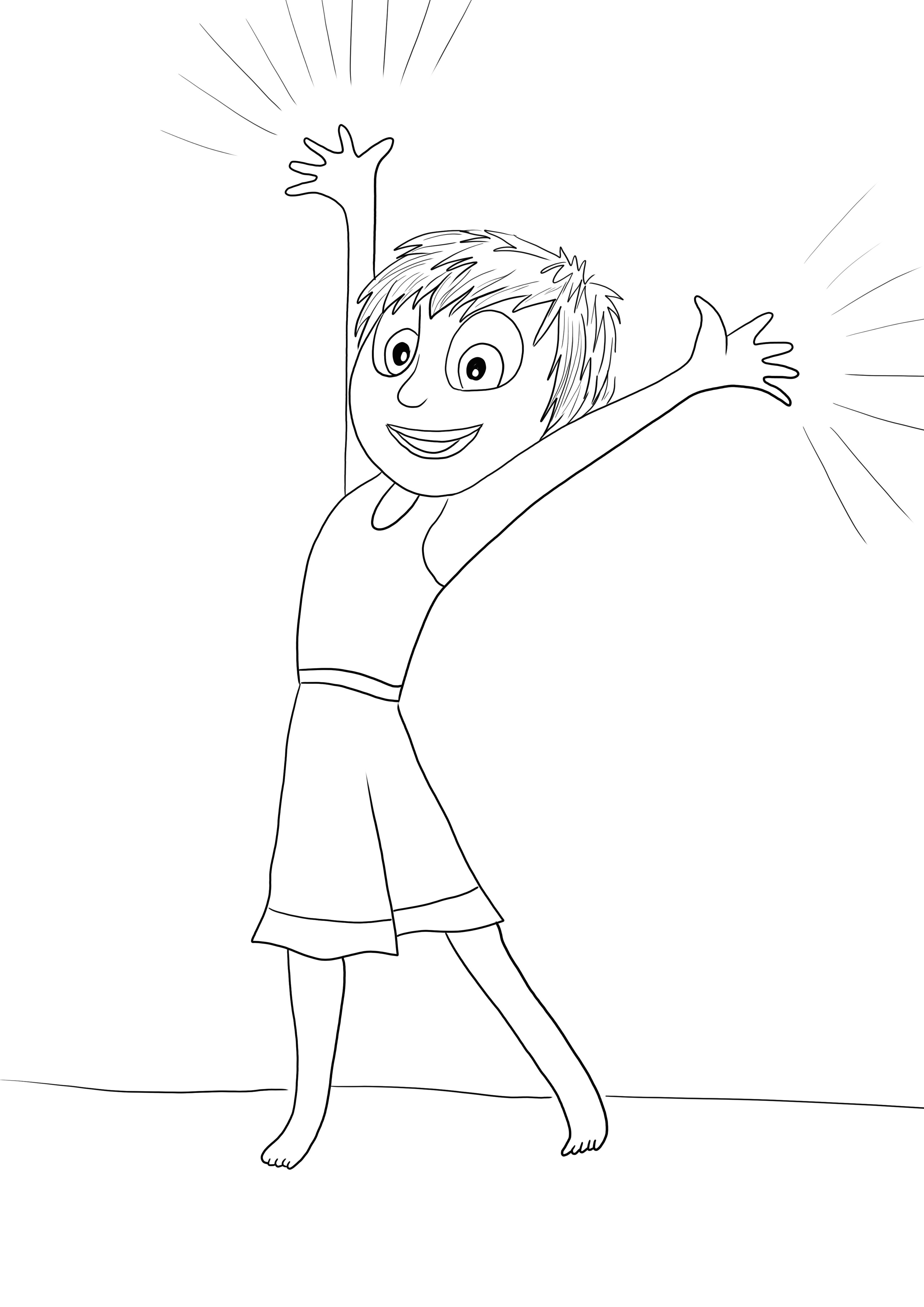 inside out 2 coloring pages printable joy
