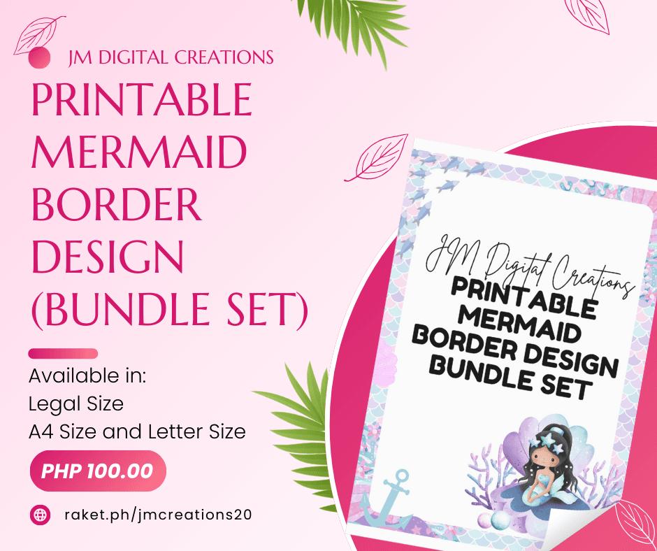 Mermaid Invitation Border