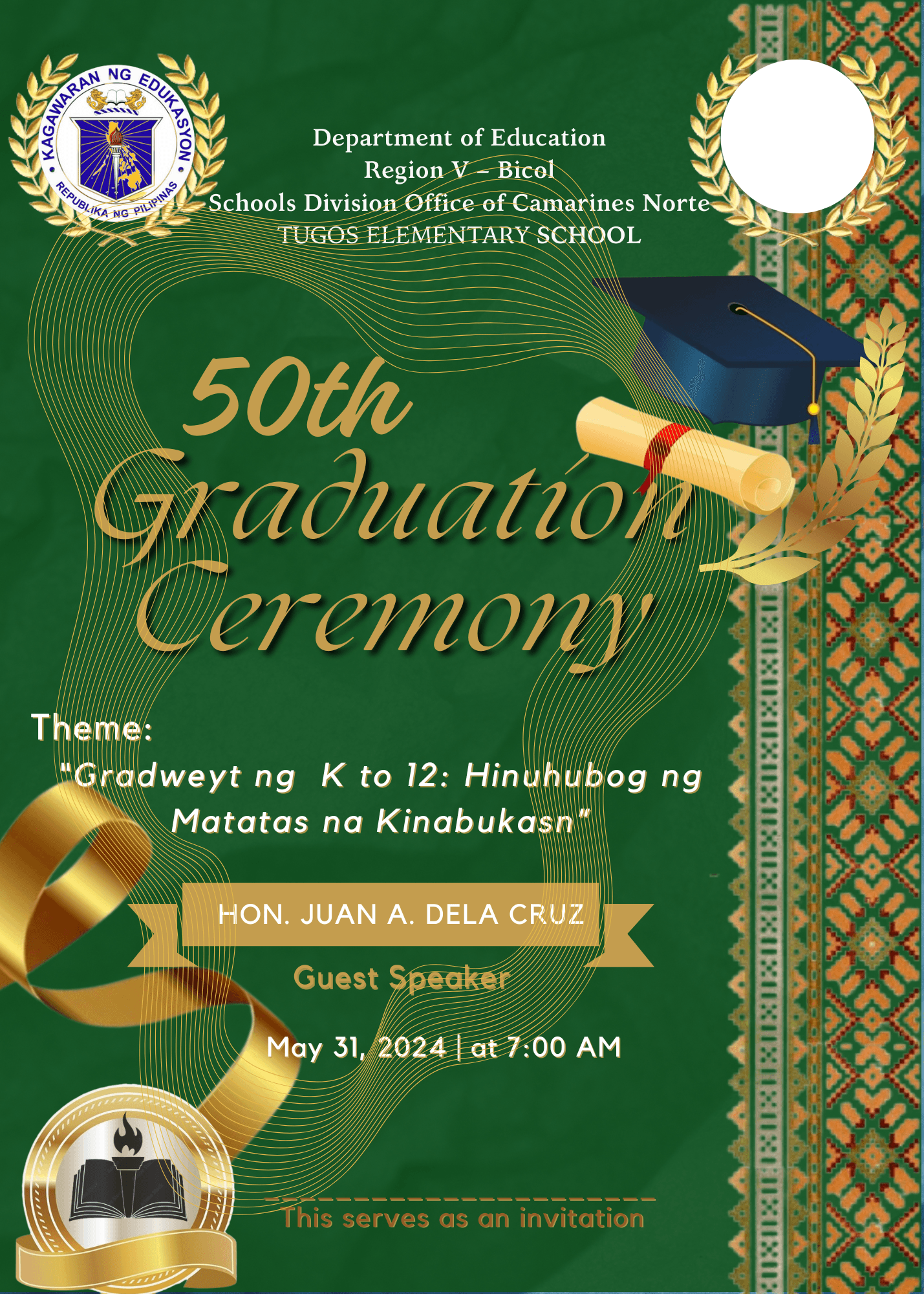 Graduation Invitation Templates In Publisher Free Custom Printable