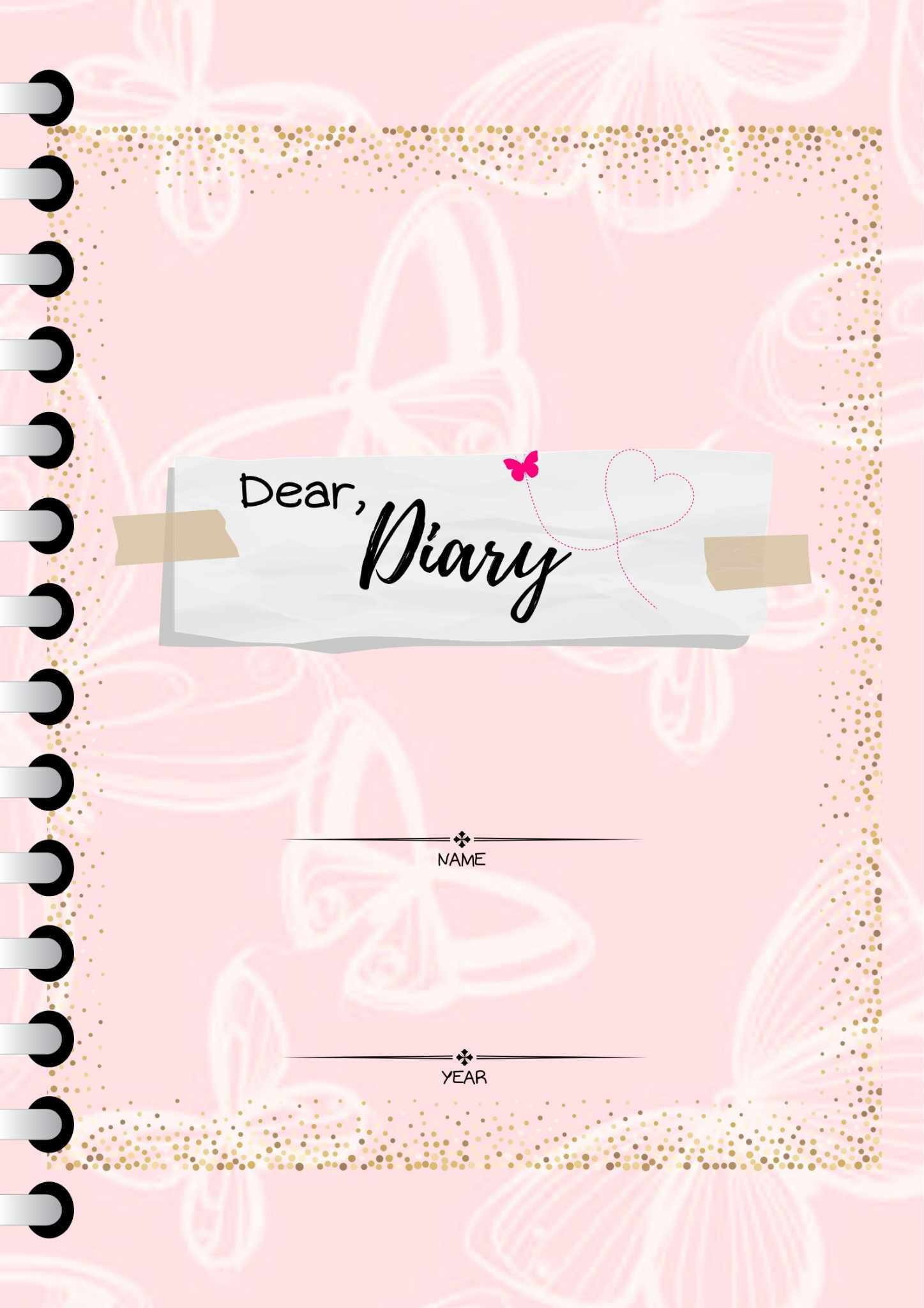 Girl Diary Design