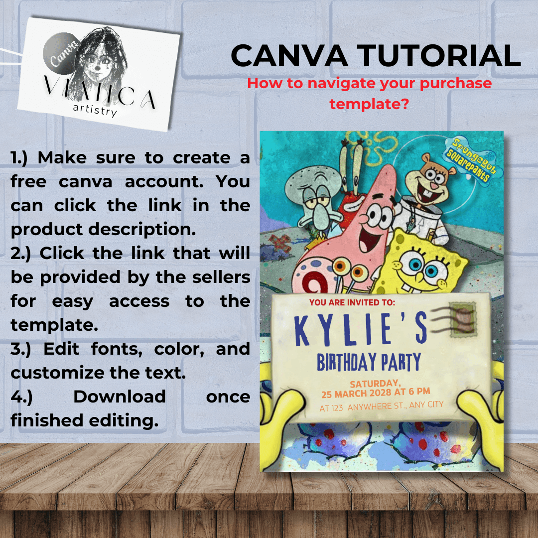 Create A Spongebob Printable Invitation