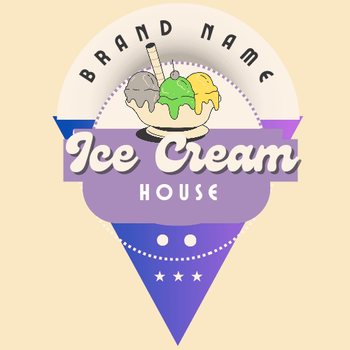 Ice Cream Logos And Names Ice Cream Logo Template | PosterMyWall