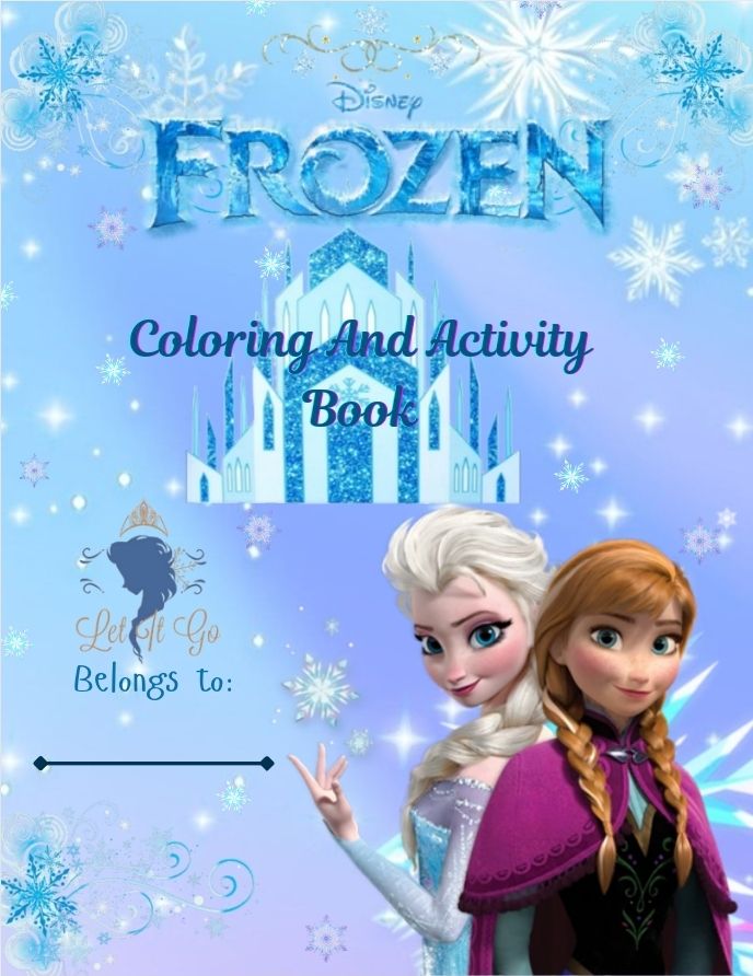 Frozen Activity Book FROZEN 2 Coloring Book BAZIC Products