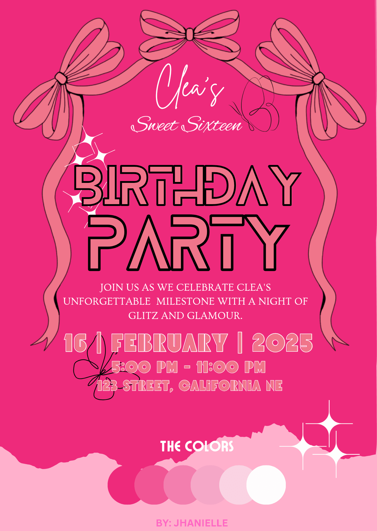 Contoh Invitation Card Birthday Party Contoh Informal Invitation Card