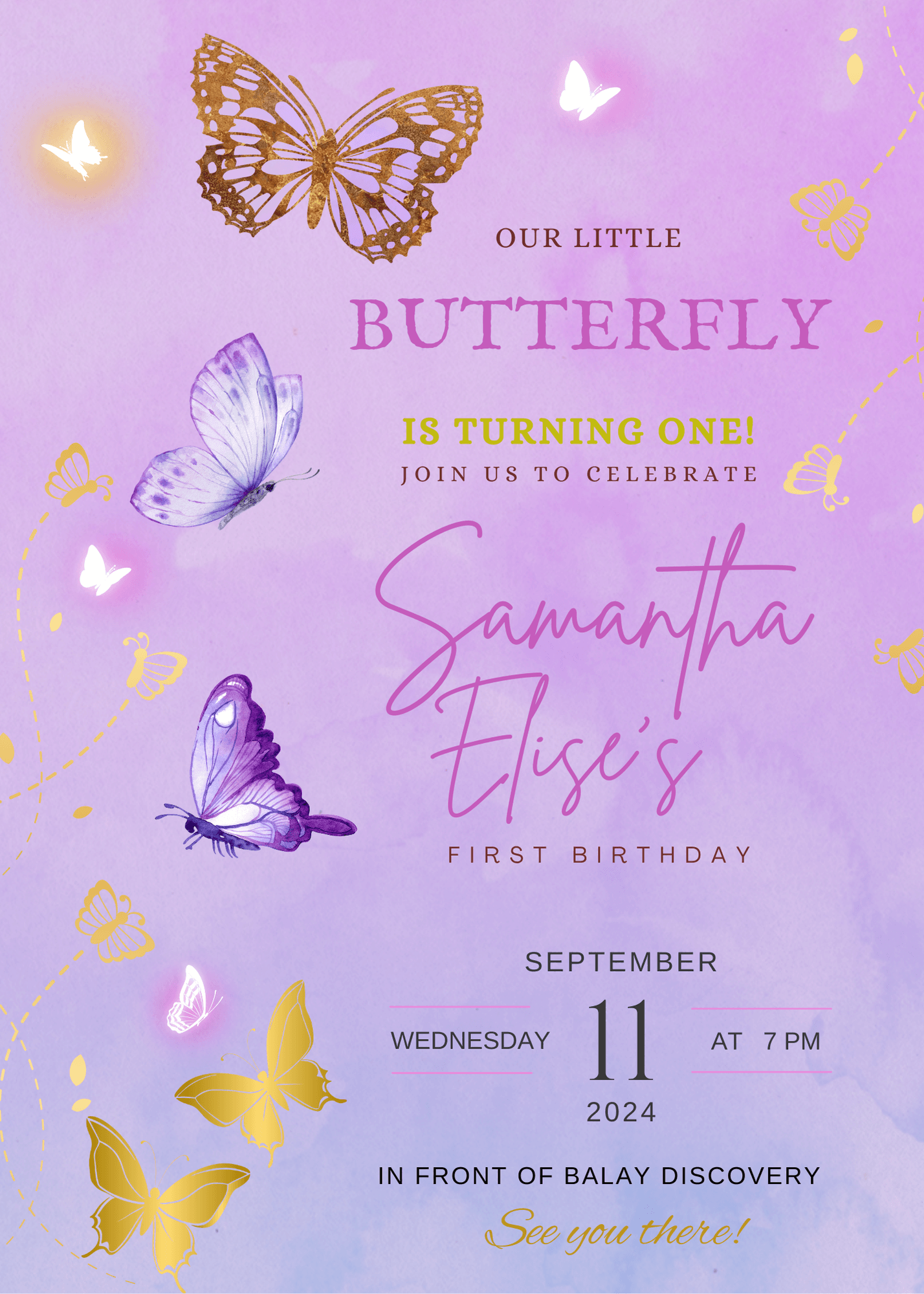 Butterfly Party Invitation Templates Birthday Invitations Tagged