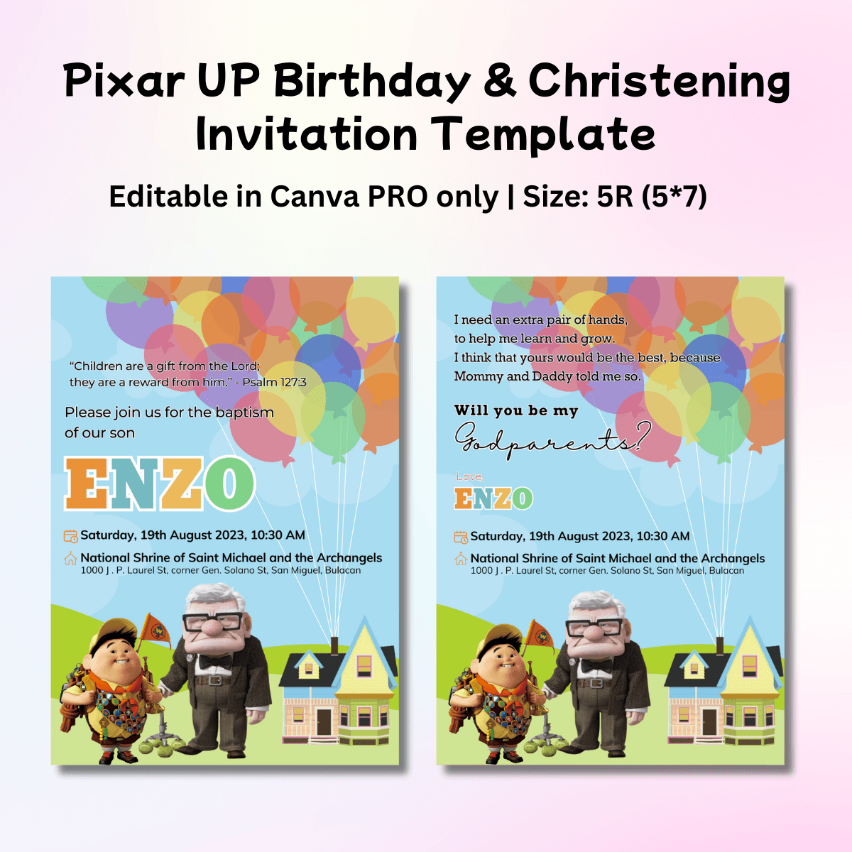 Up Birthday Invitations