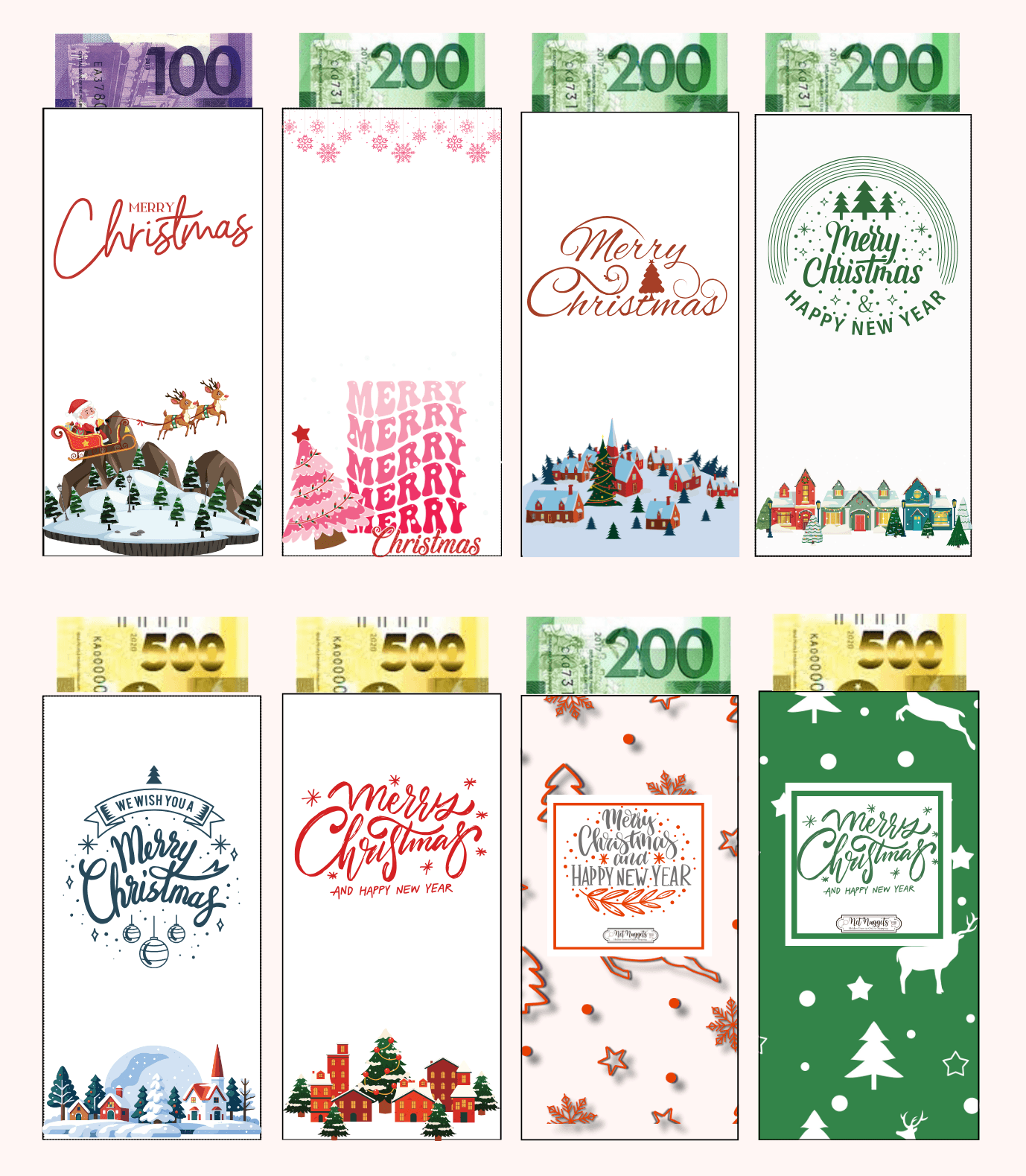 Holiday Money Envelopes How To Make Christmas Money Holders, Paper Cut
