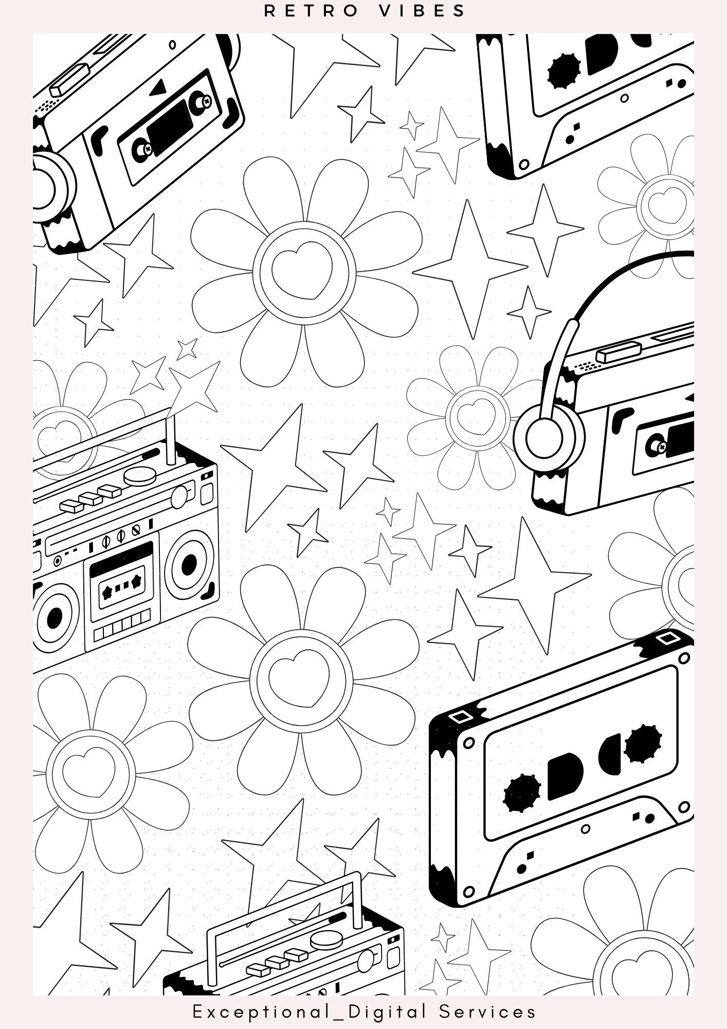 80s Themed Coloring Pages [2025]