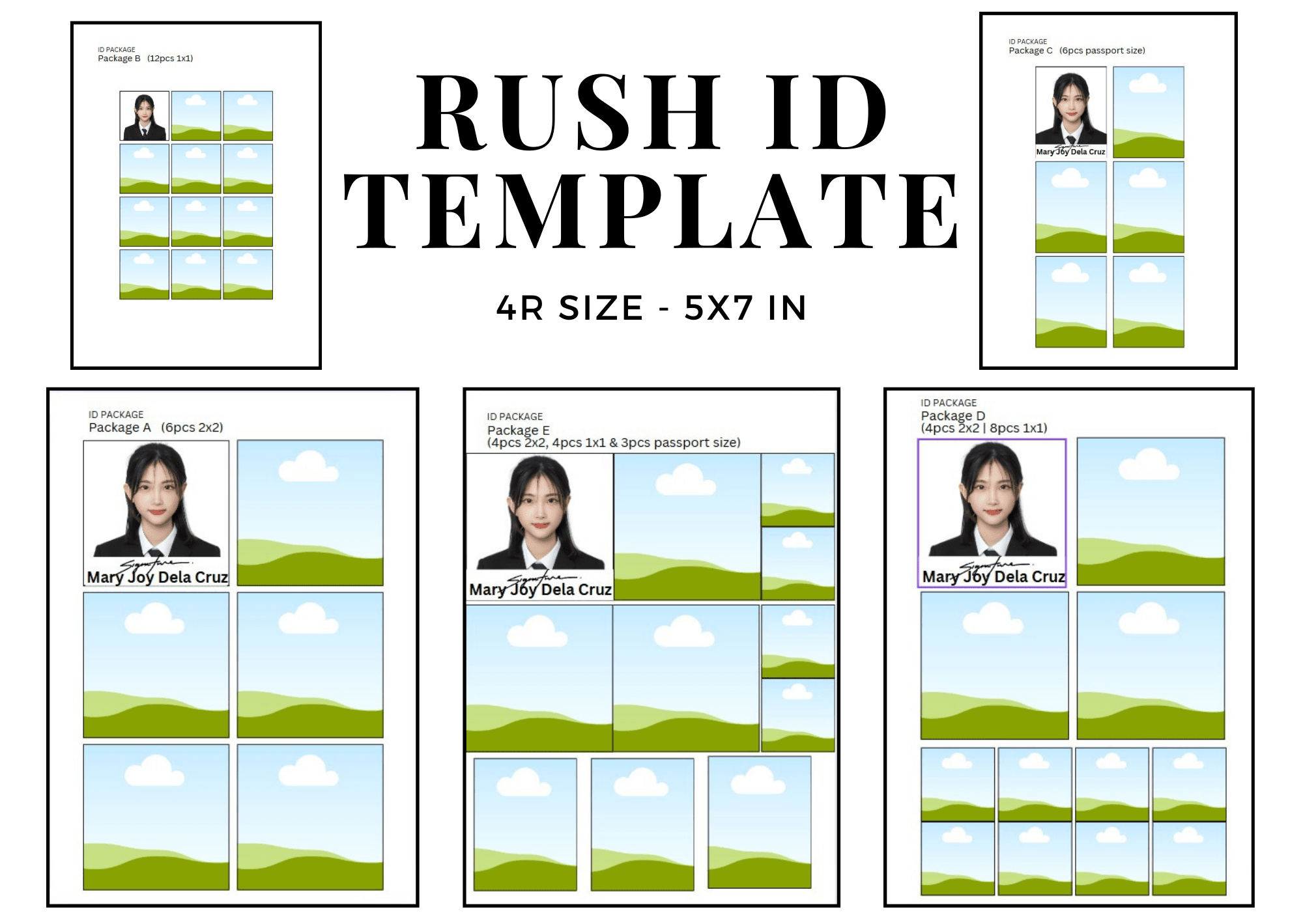 Picture Size 5x7 Template Buy Behoma Metal Hammered Photo Frame