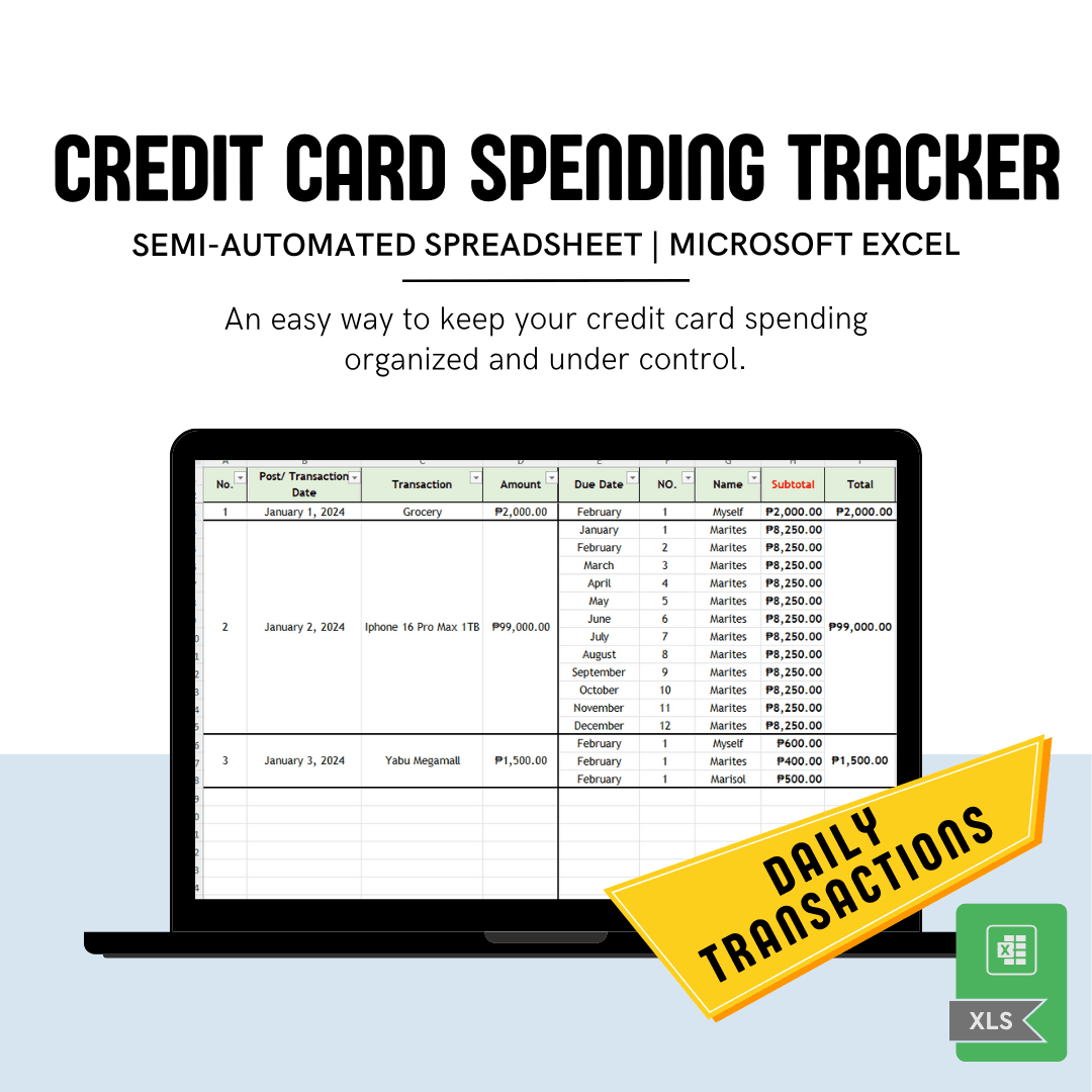 Credit Card Excel Template Credit Card Points & Miles Tracker Travel