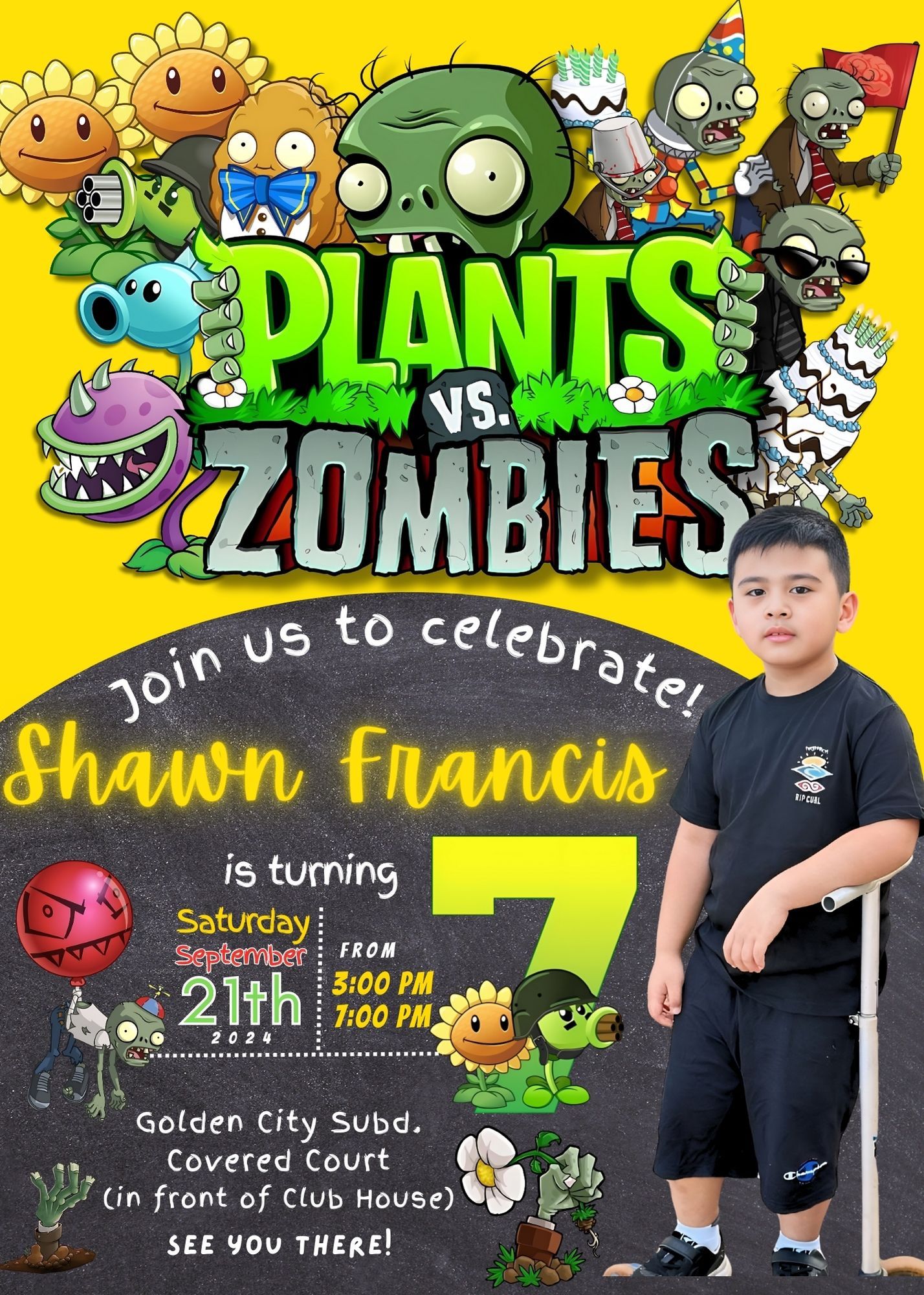 Zombie Party Invitation Templates