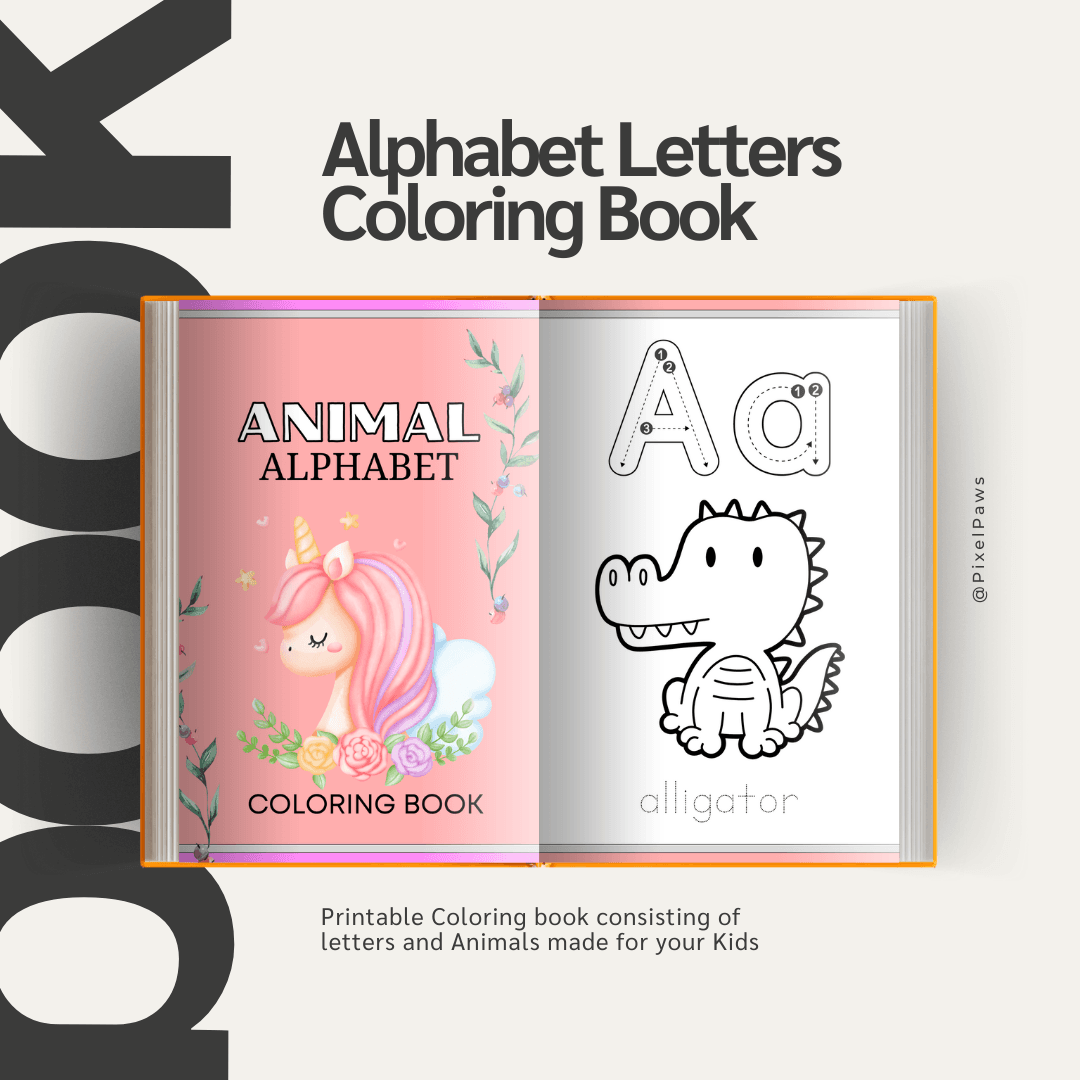Coloring Printable Animal Alphabet Amazon.co.jp: Animal Alphabet Kids