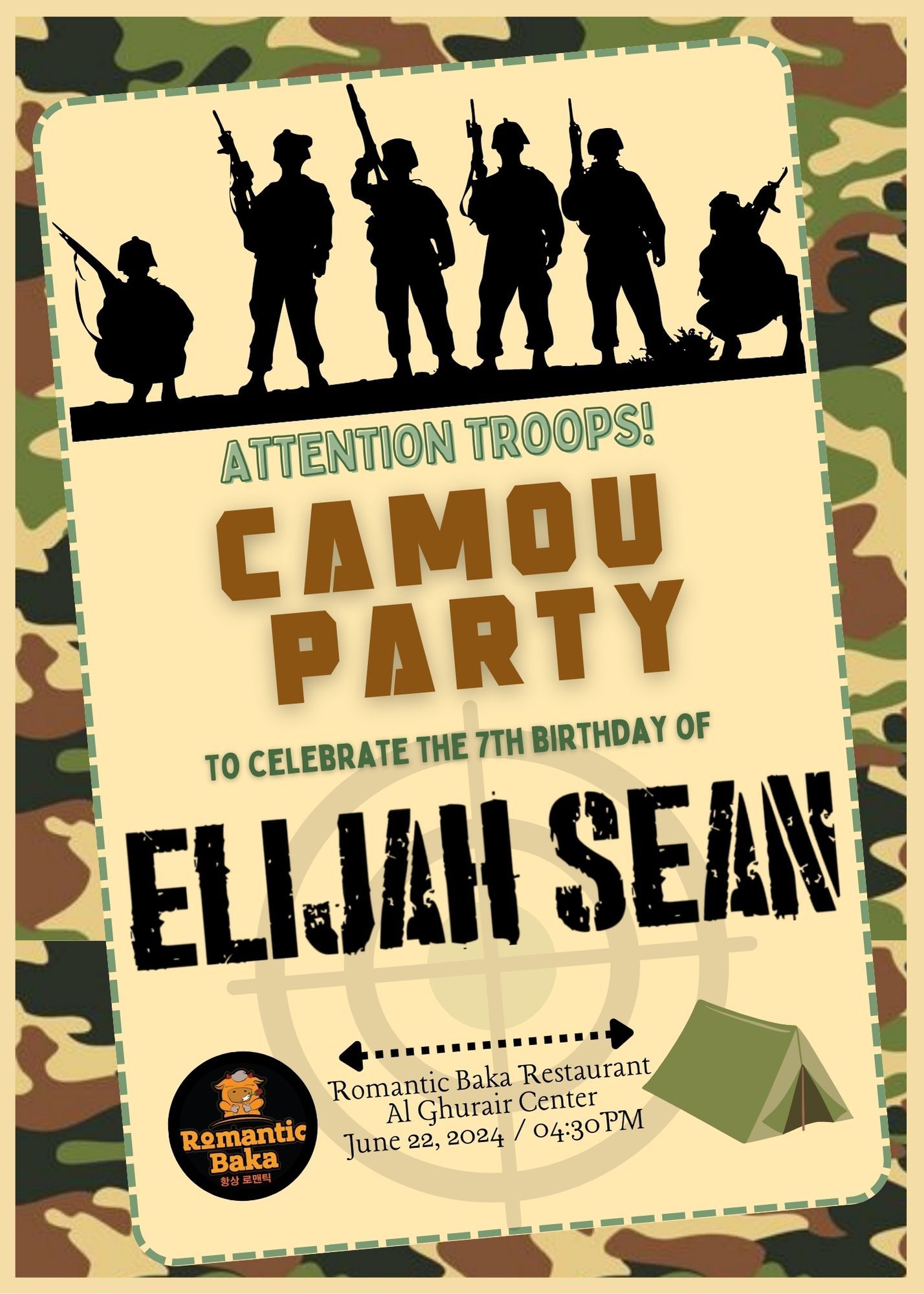 Army Birthday Party Invitations Free Editable PDF) Camo Army Birthday