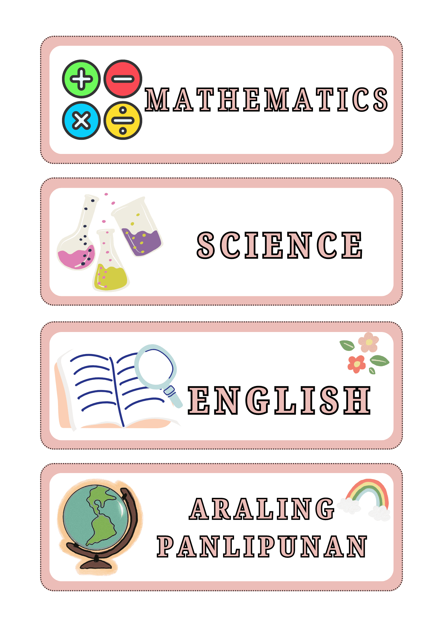 Elementary Subjects In The Philippines