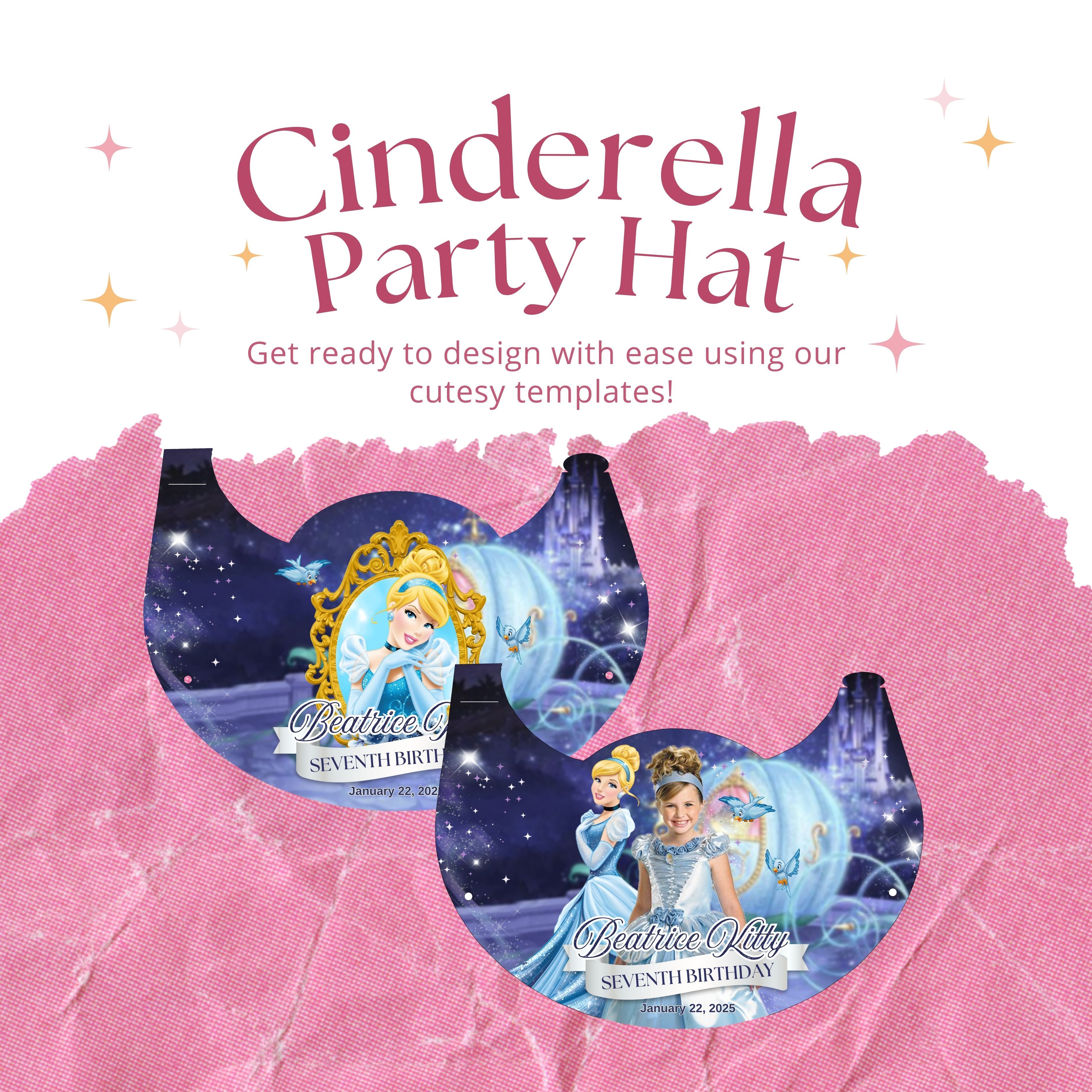 Cinderella Printable Birthday Template
