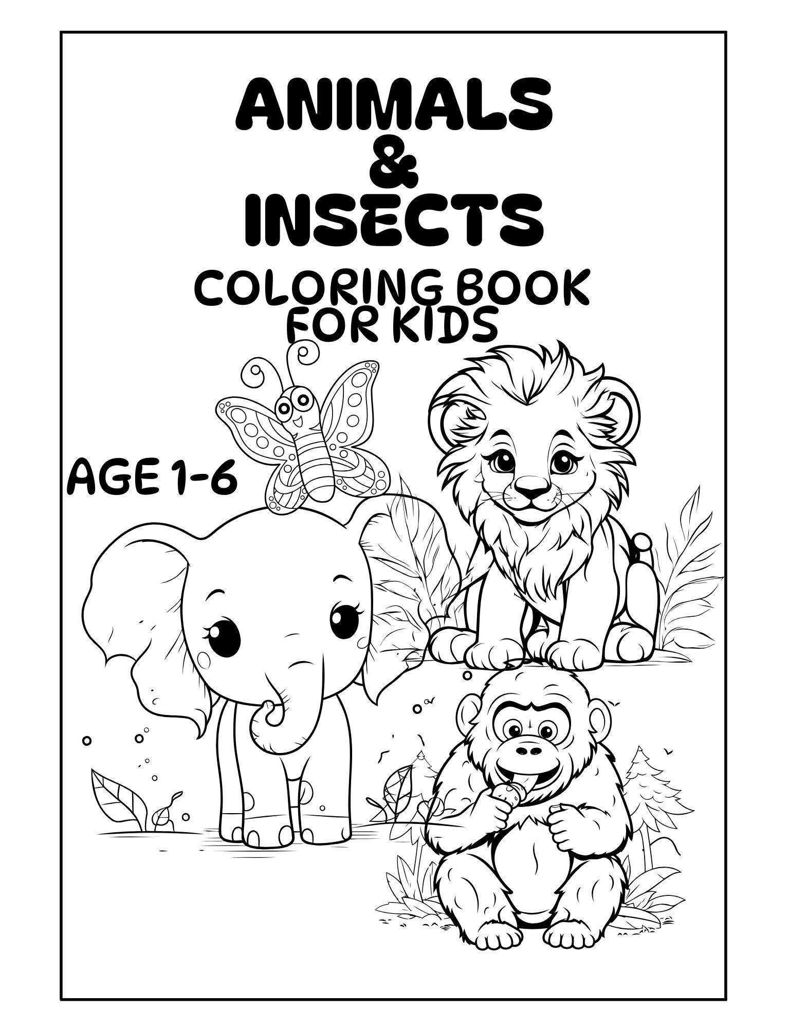 Animal Coloring Book Pdf Animals Coloring Page | Downloadable PDF