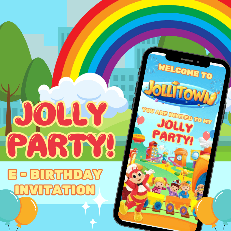 Jollitown Invitation Jollibee's New Party Theme JOLLIRACE | My