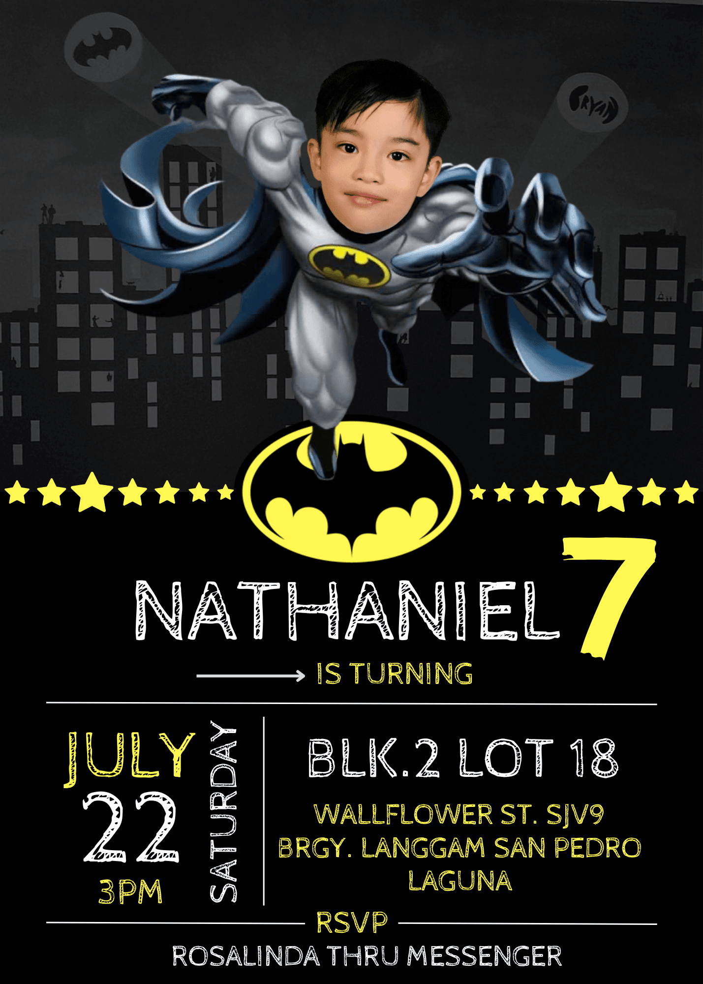 Fillable Printable Batman Invitations Editable Lego Batman Birthday