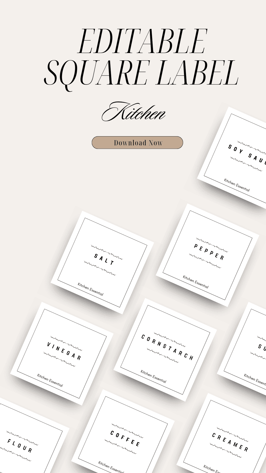 Kitchen Label Templates Afbeeldingen Over Spice Label – Blader In