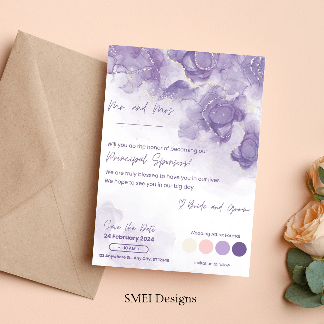 Wedding principal sponsors message | Beachweddingtips.com