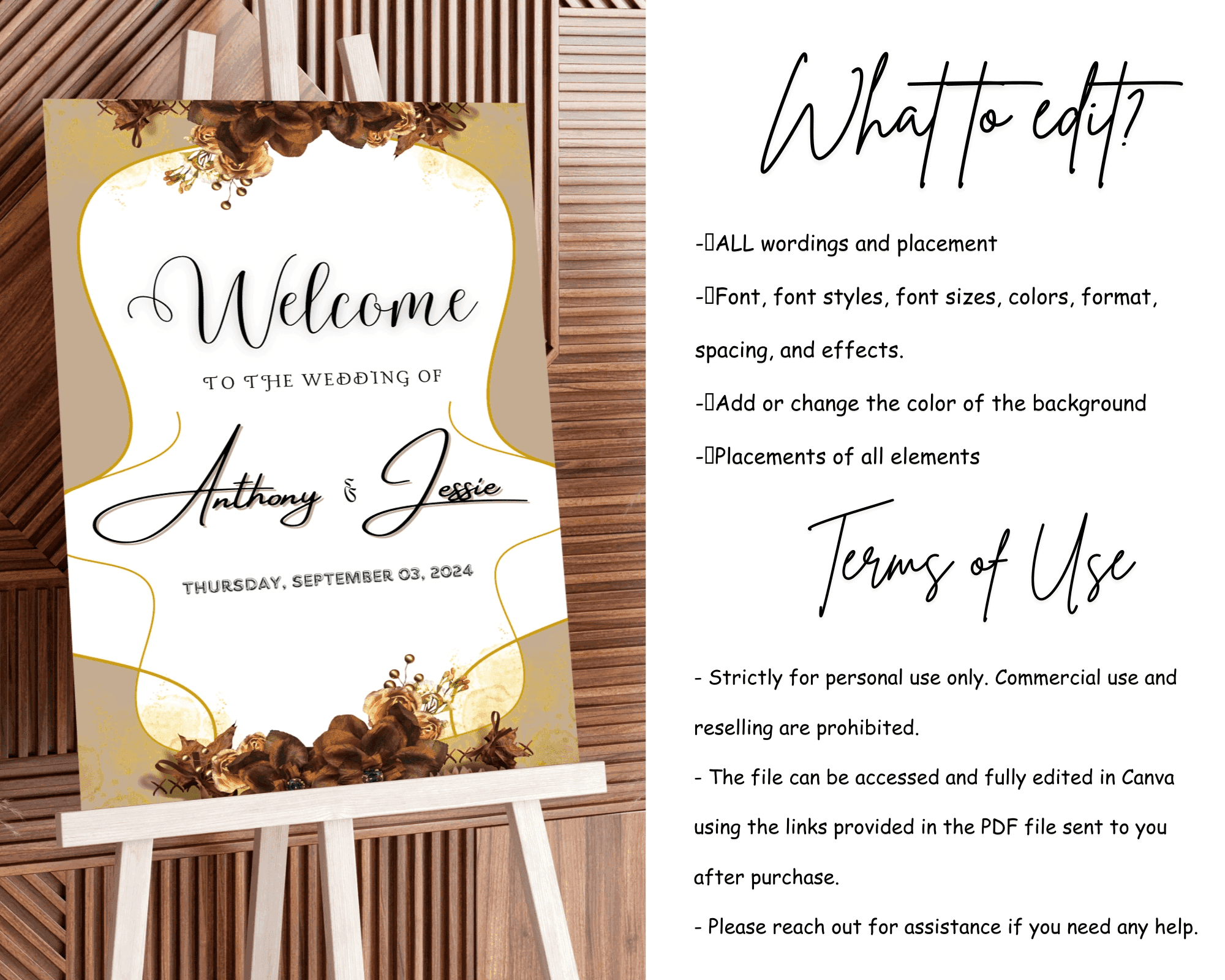 Wedding Welcome Letter Template