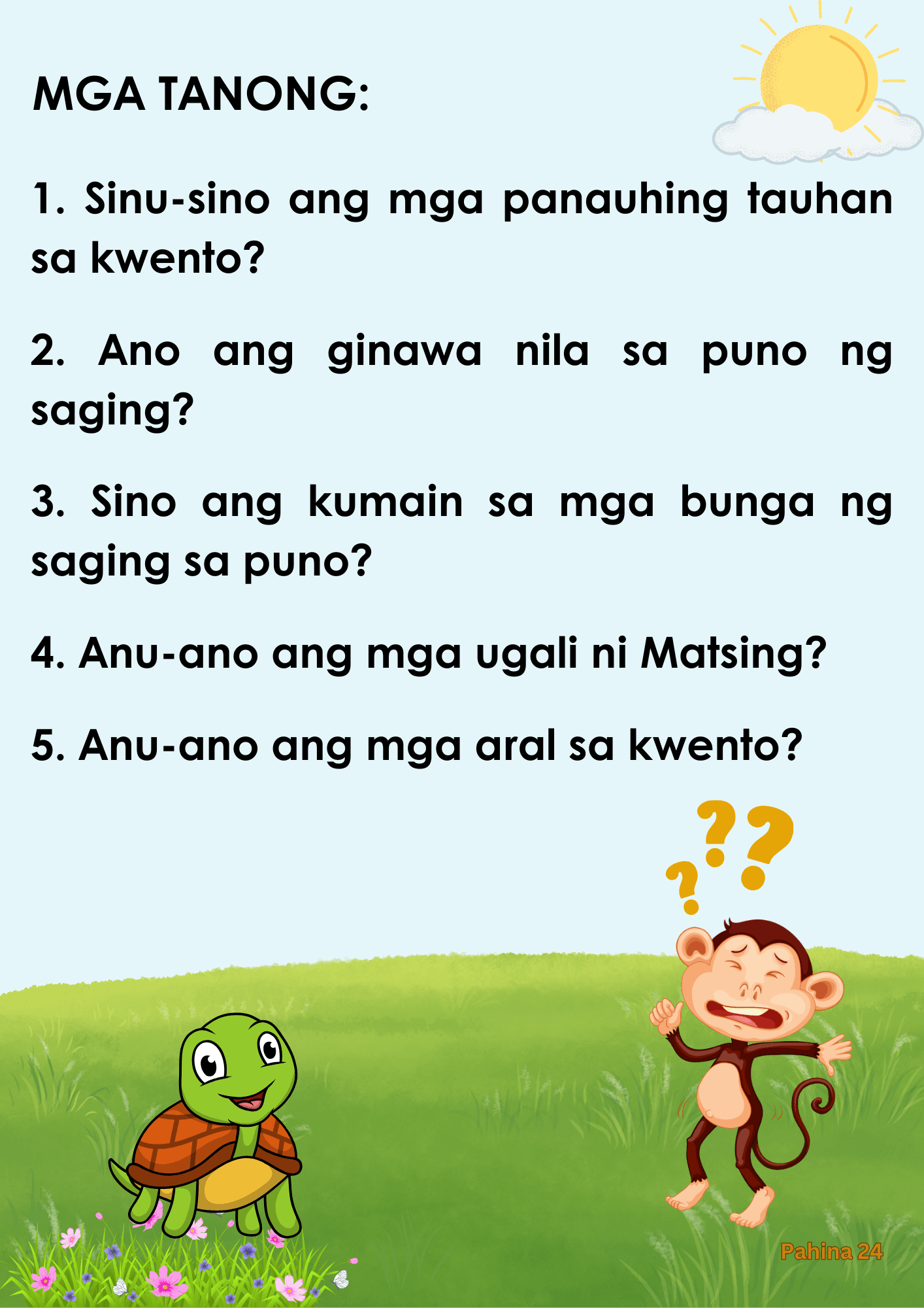 Kwentong Pabula Maikling Kwento: Ang Magkakaibigang Baka