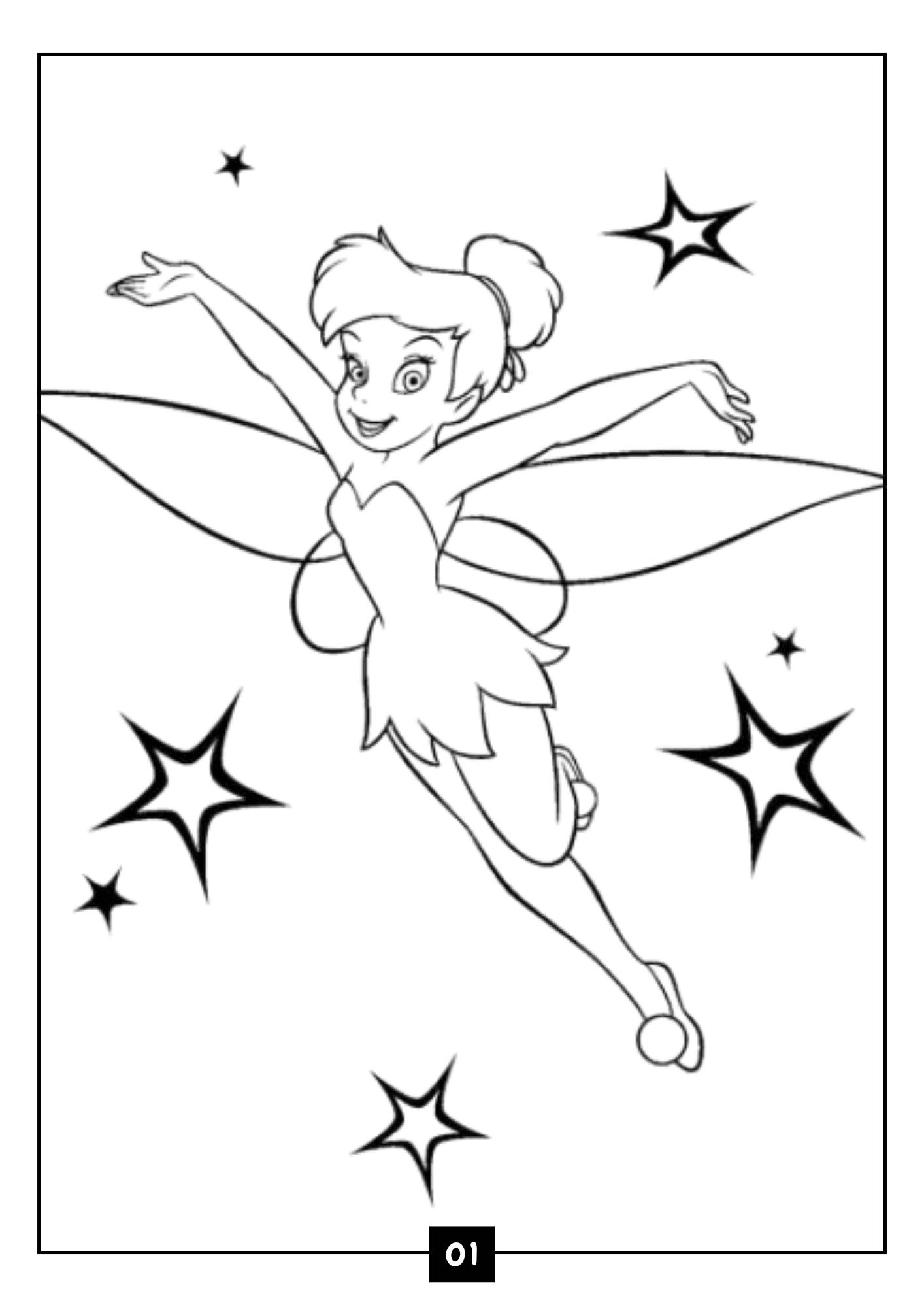 Tinka Bell Free Coloring Pages
