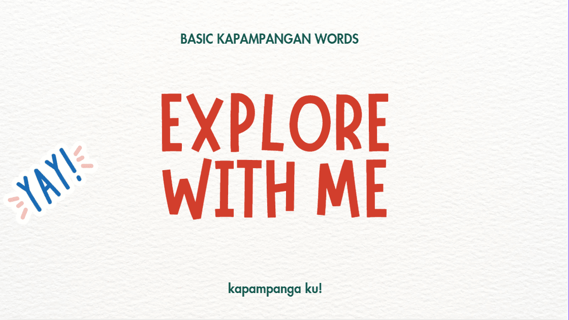 Kapampangan Words 🎉 🎆 🎊 Masaplálang Báyung Banua! Happy New