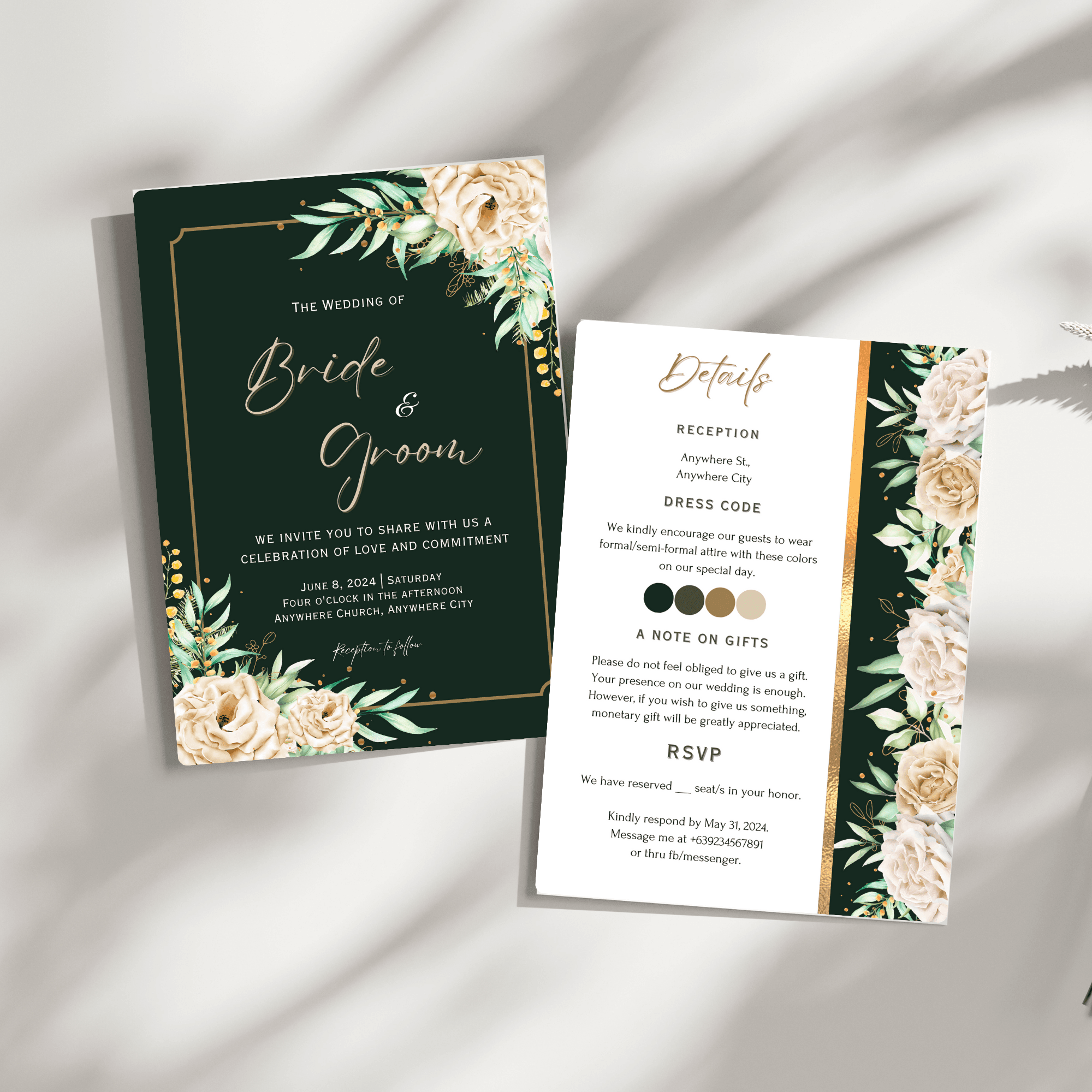Wedding Invitation Wording From Bride And Groom Philippines A Complete