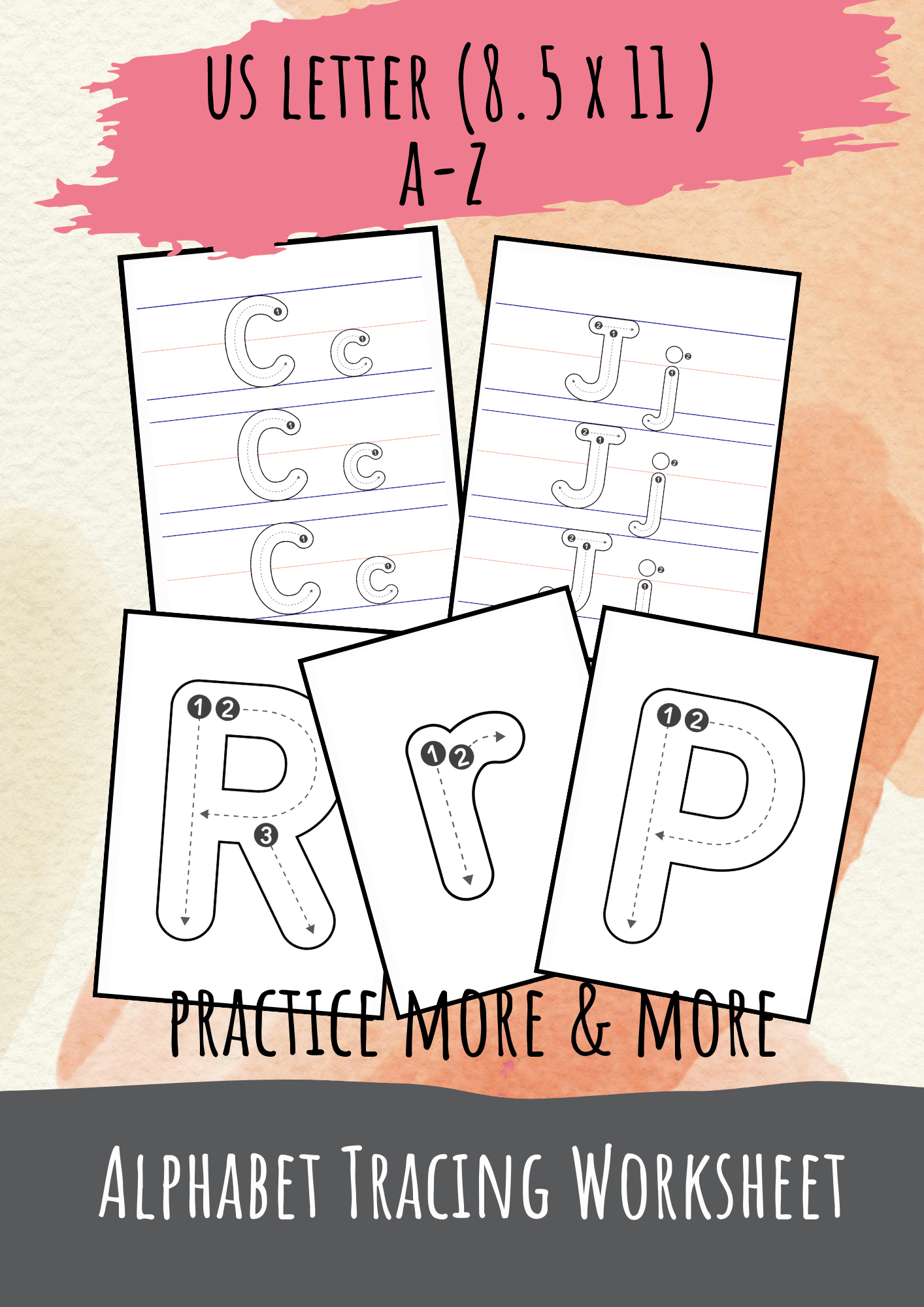 Small Abcd Worksheet Letter Worksheets 85x11 Inch Large Rectangle