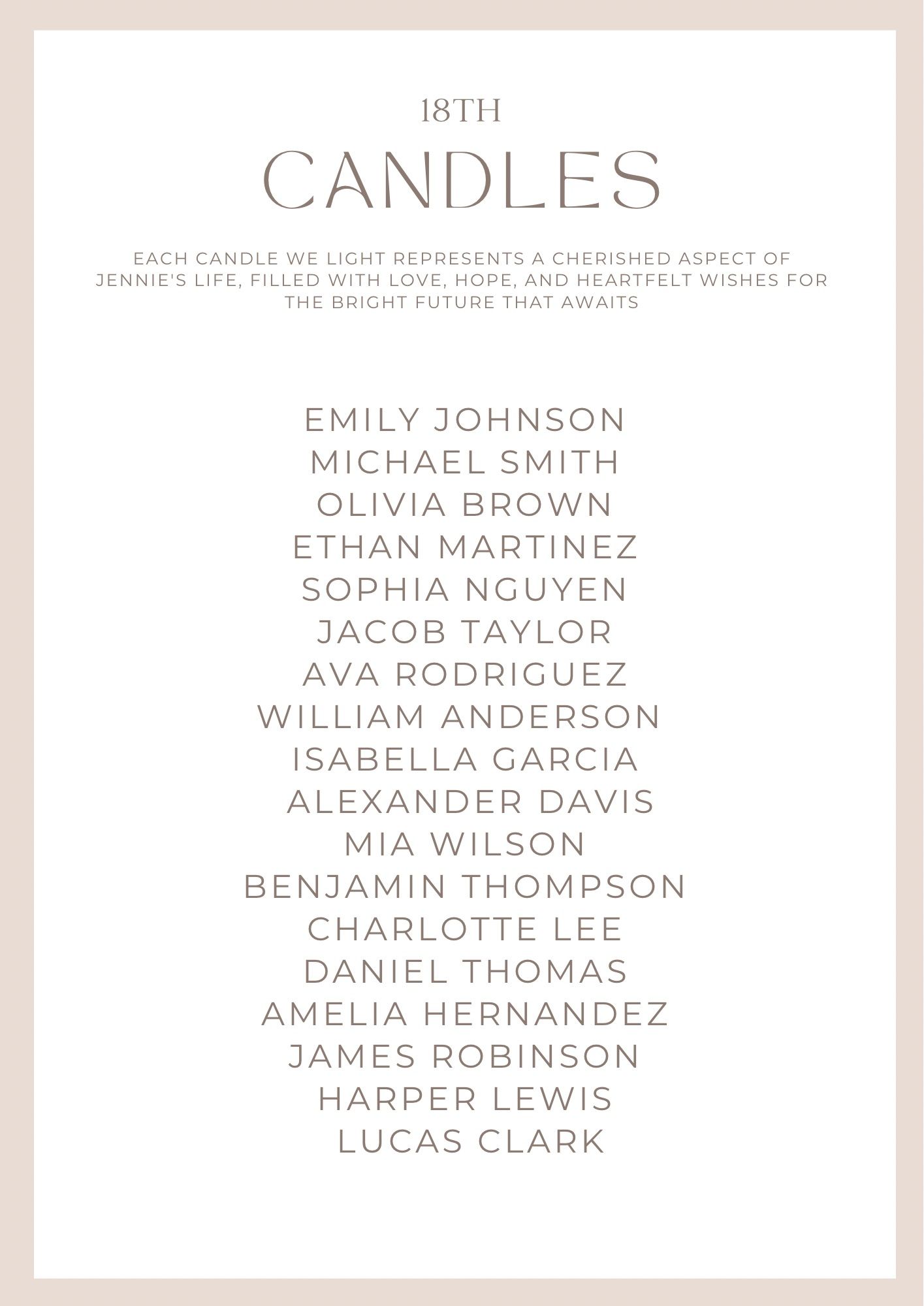 Sample Wordings For 18 Candles 7+ Thousand Candle 18 Royalty Free