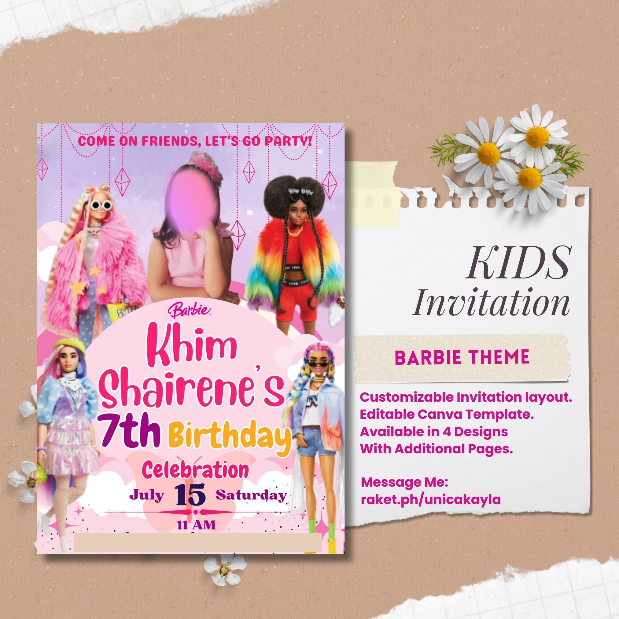 Barbie Invitation Wording