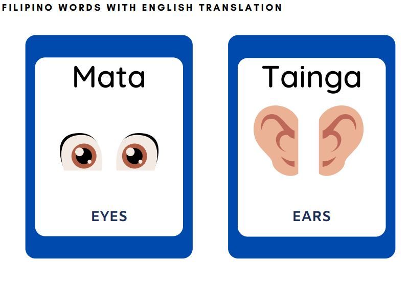 English Tagalog Words English & Tagalog Dictionary |Common Filipino