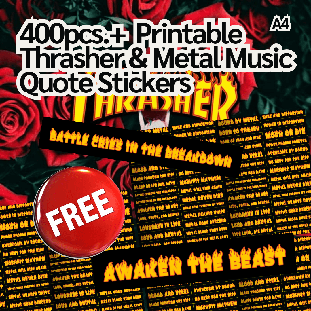 Metal Music Quotes Heavy Metal Rock Music Quote Papercut Musical Icon