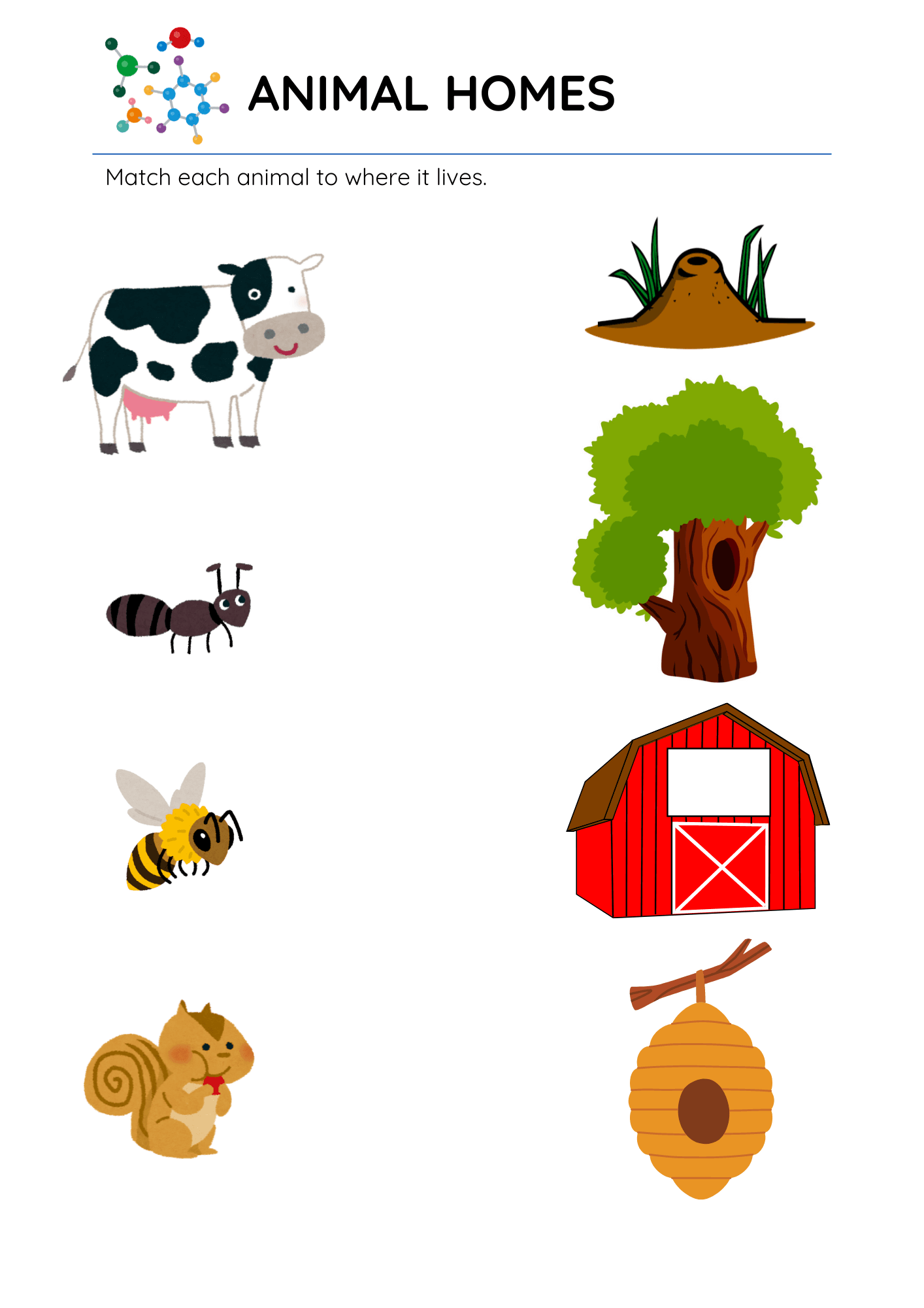 Plants Habitat Worksheets For Grade 1 10 Animal Habitats English ESL