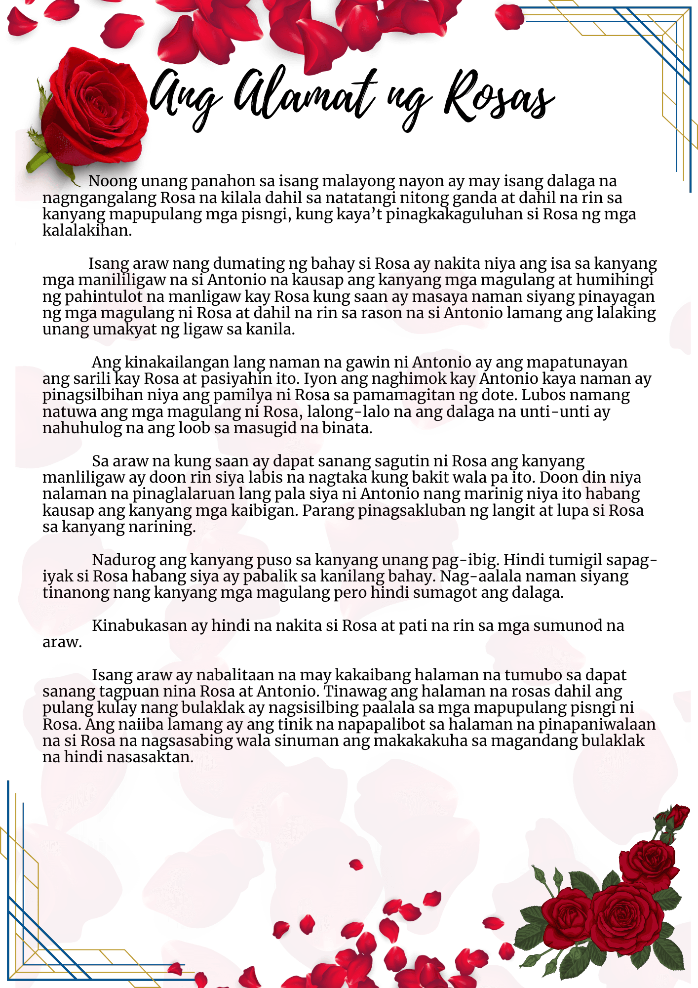 Halimbawa Ng Alamat Mga Tula At Halimbawa NG Mga Alamat | PDF