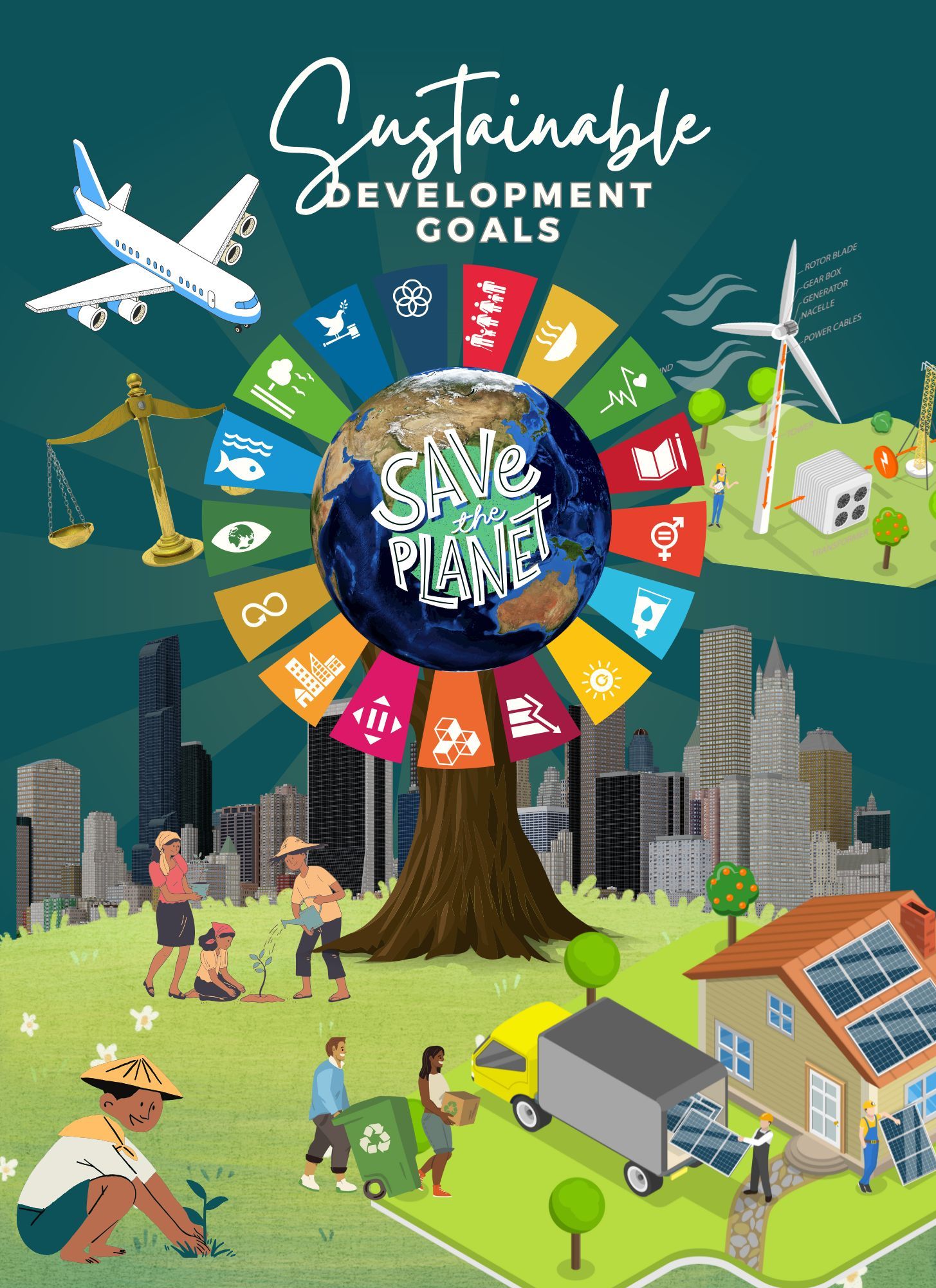 Sustainable Development Poster Making