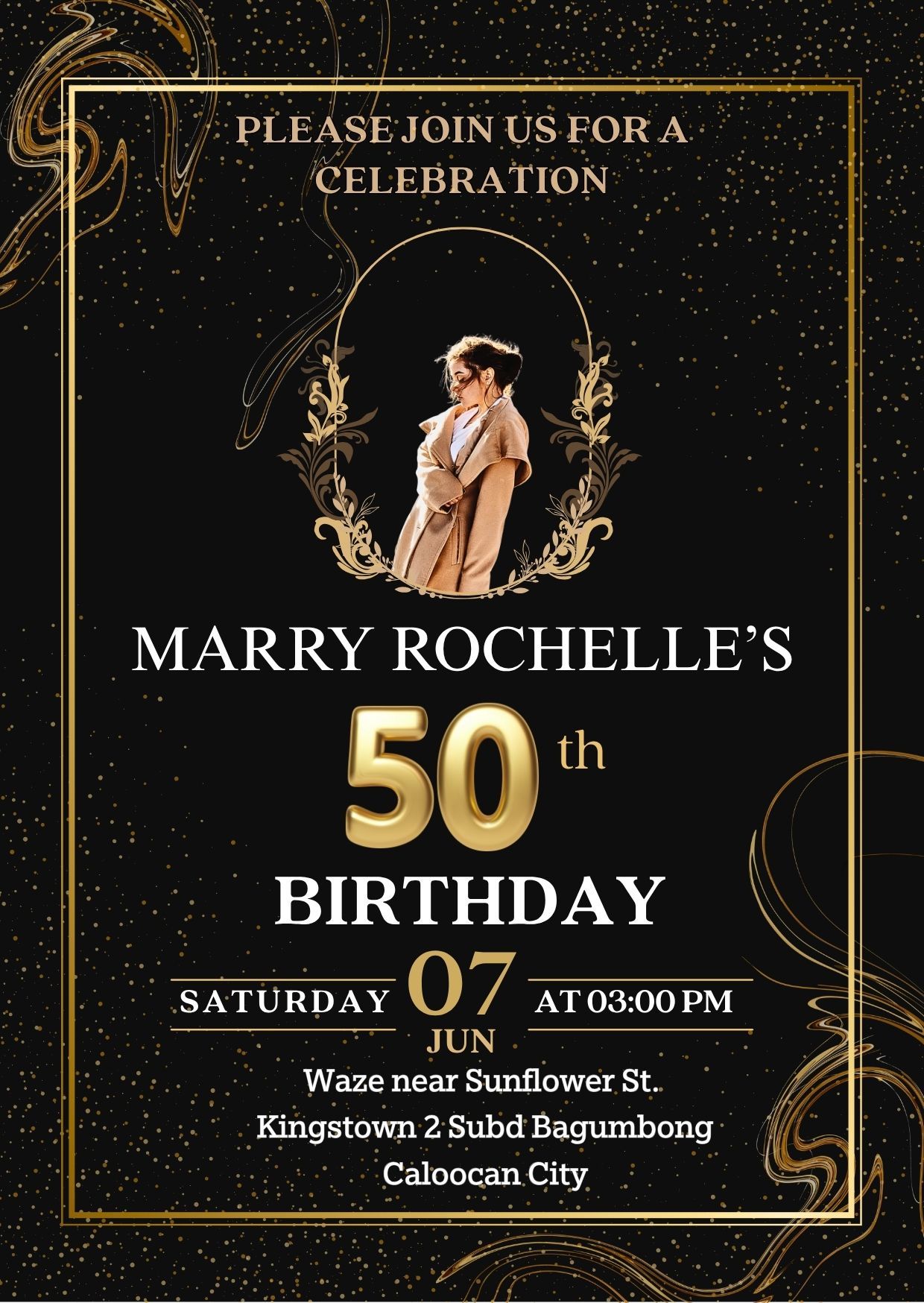 50th Birthday Invitation Templates 50th Birthday Invitation Printable