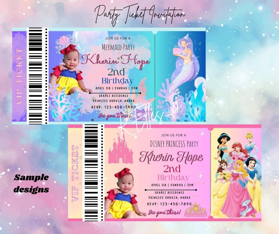 Happy Birthday Ticket Invitation EDITABLE Monster Truck Ticket