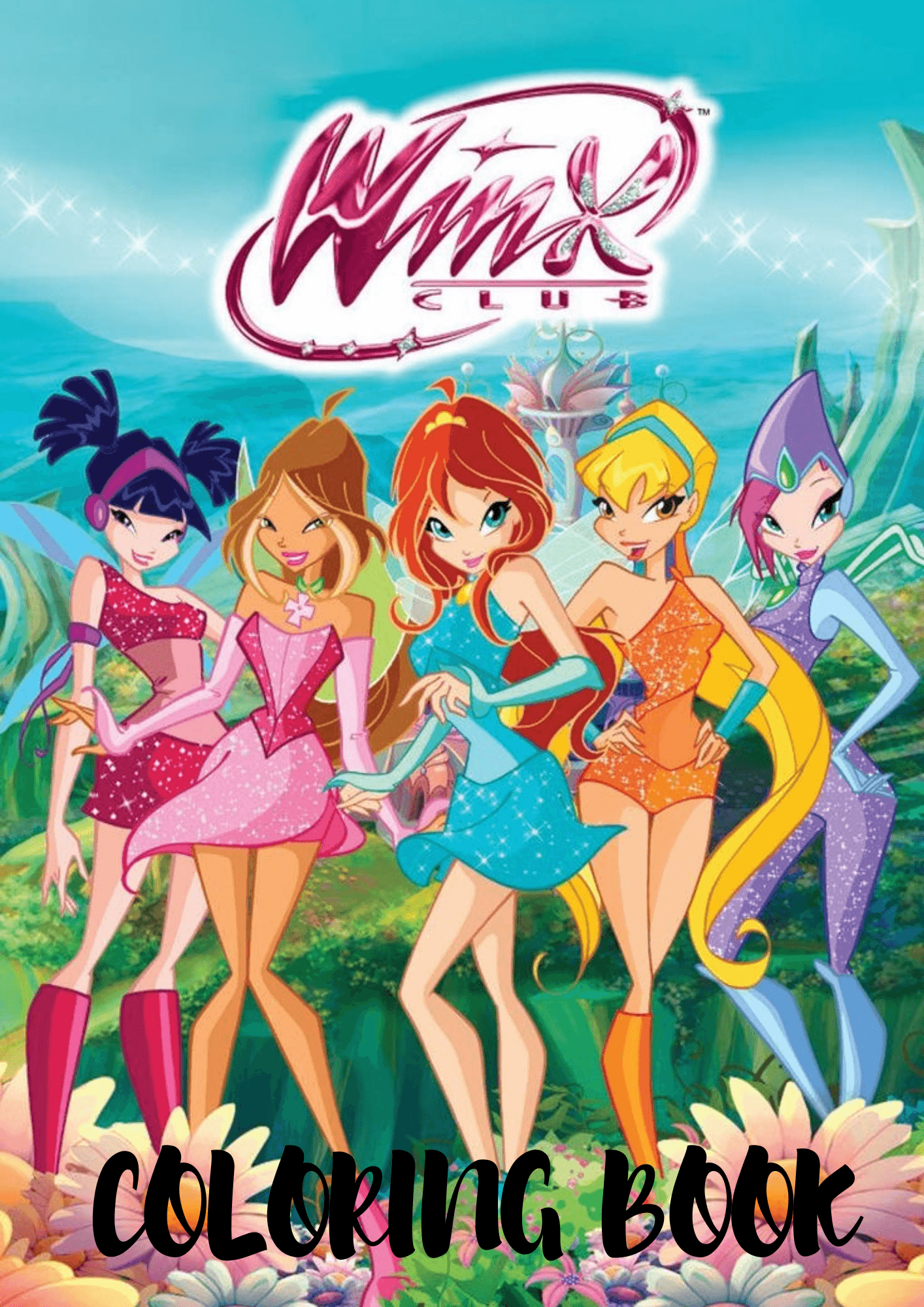 coloring book winx club