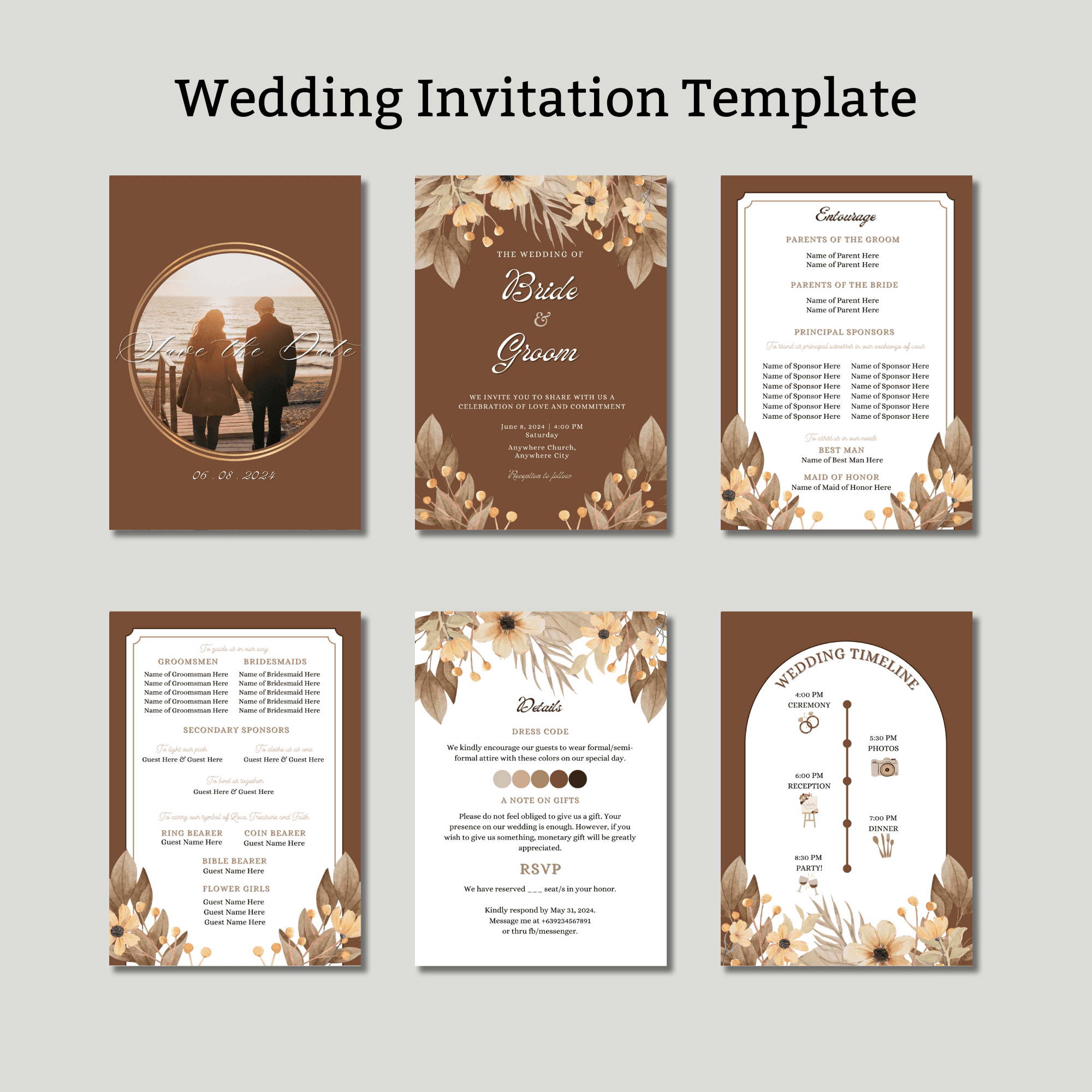 Wedding invitation layout ideas | Beachweddingtips.com