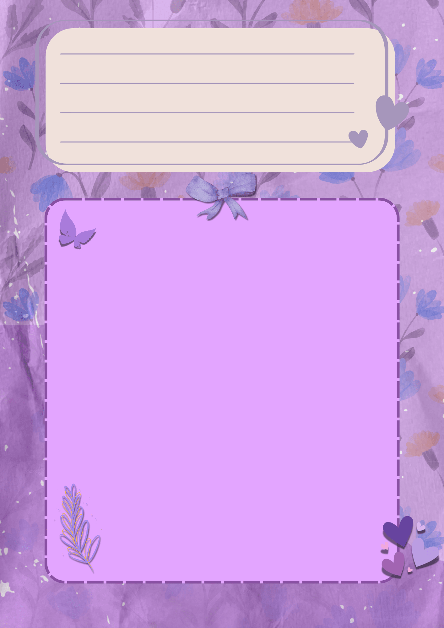 Cover Page Border Background Design Free Printable - Infoupdate.org