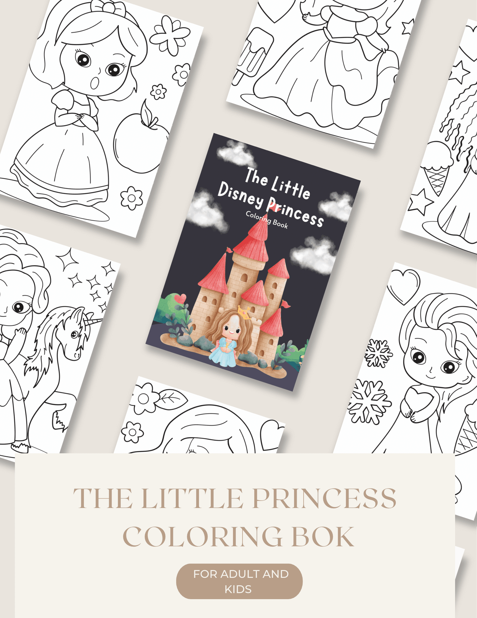 little princess coloring book