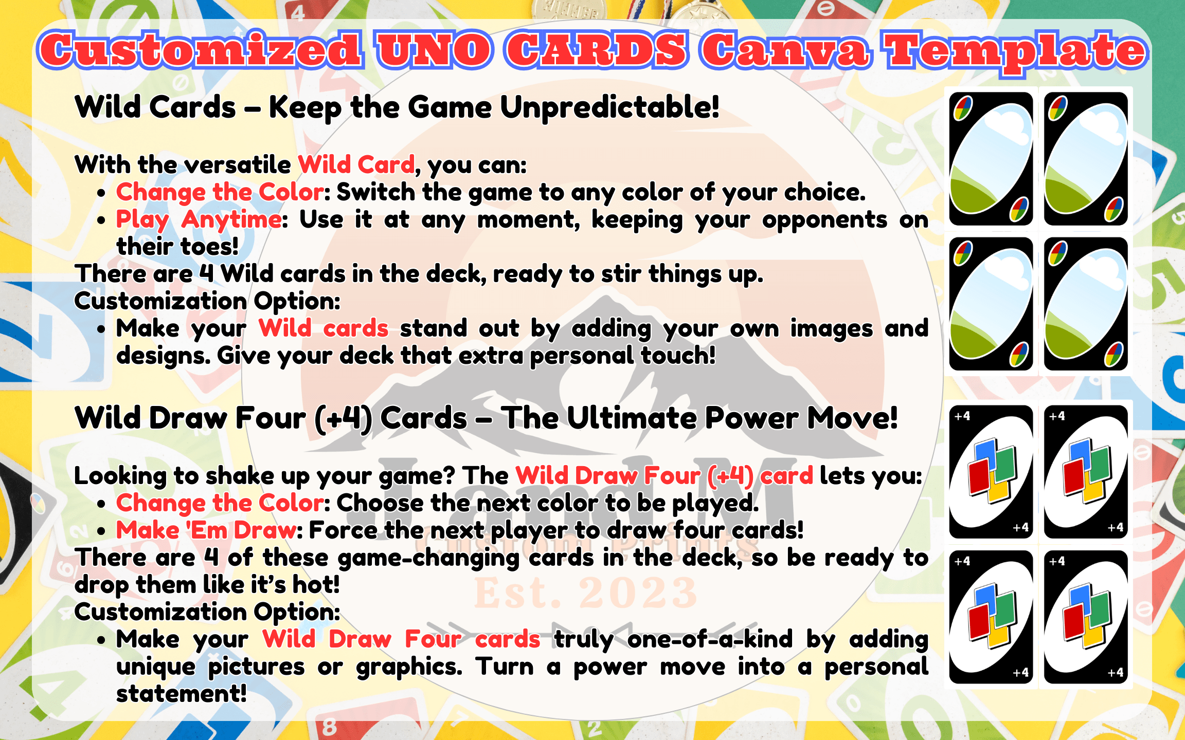 Uno Card Game Template