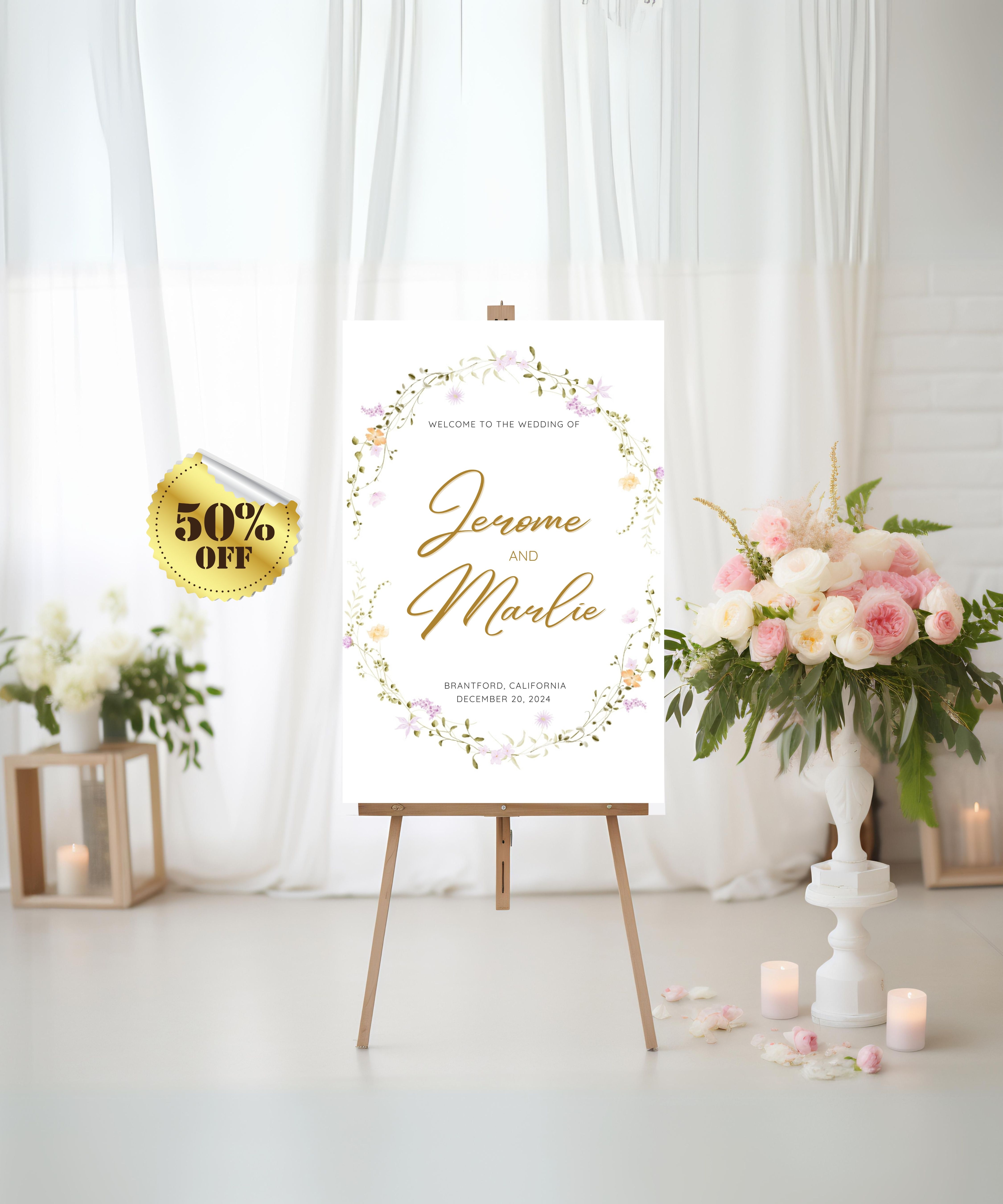 Wedding Sign Templates Advice And Well Wishes Sign | Wedding Signs