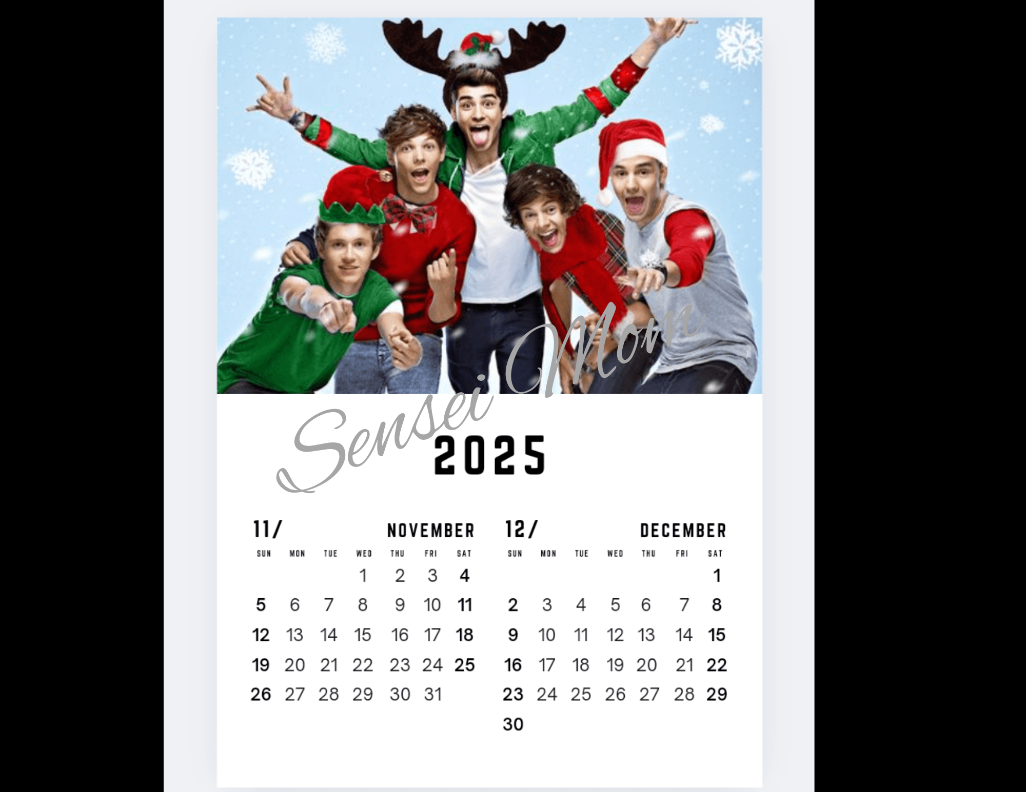 One Direction Calendar 2015 One Direction 2012 Calendar By Kumahuara