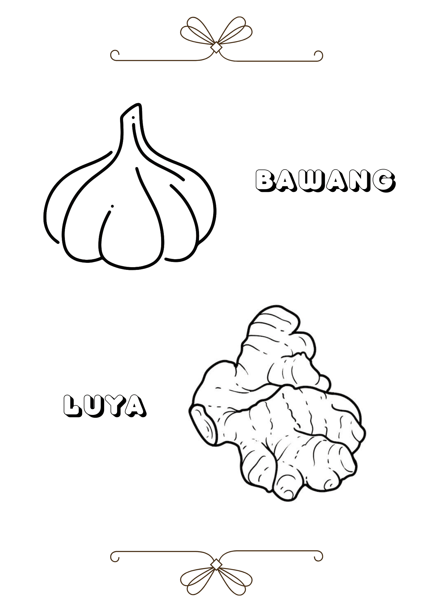 Bahay Kubo Vegetables Coloring Bahay Kubo Coloring Book By