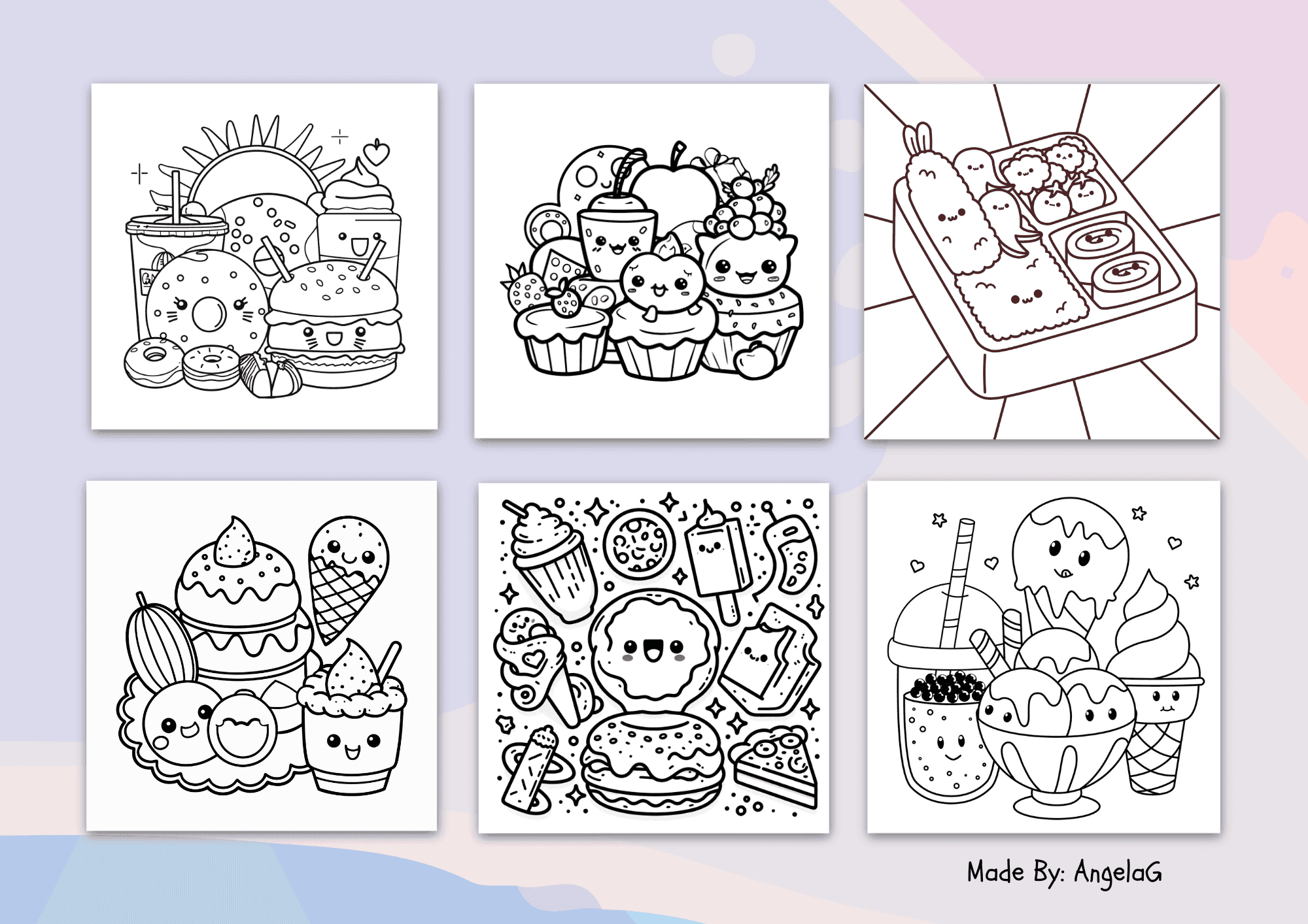 Cute Things Coloring Pages Free Printable Easy, Cute Coloring Pages
