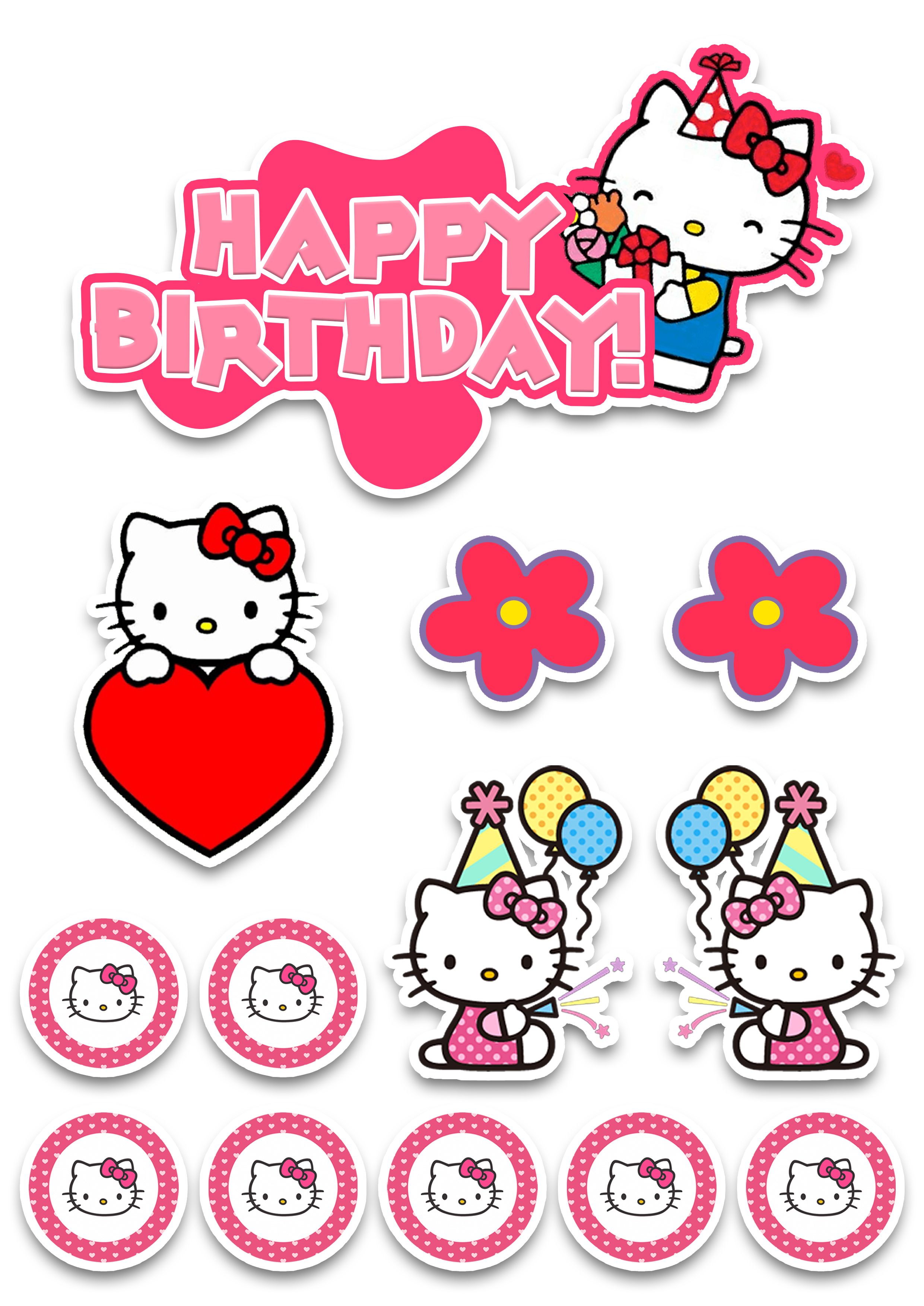 Happy Birthday Hello Kitty Pictures To Color Thanksgiving Hello Kitty