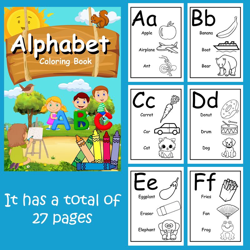 Free Alphabet Coloring Book Printable Pdf - Infoupdate.org